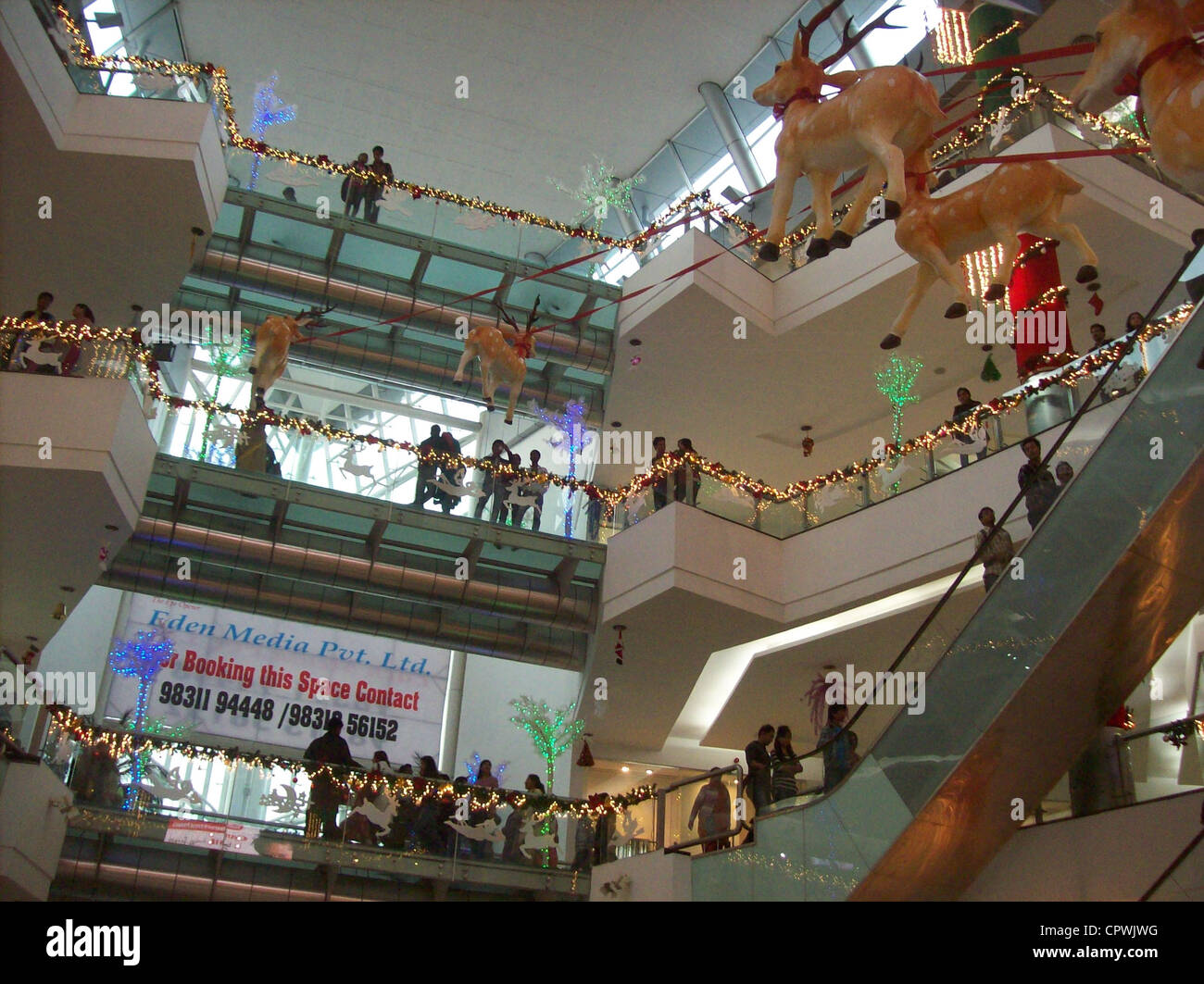 Inside the south city shopping mall on 26th december hi-res stock ...