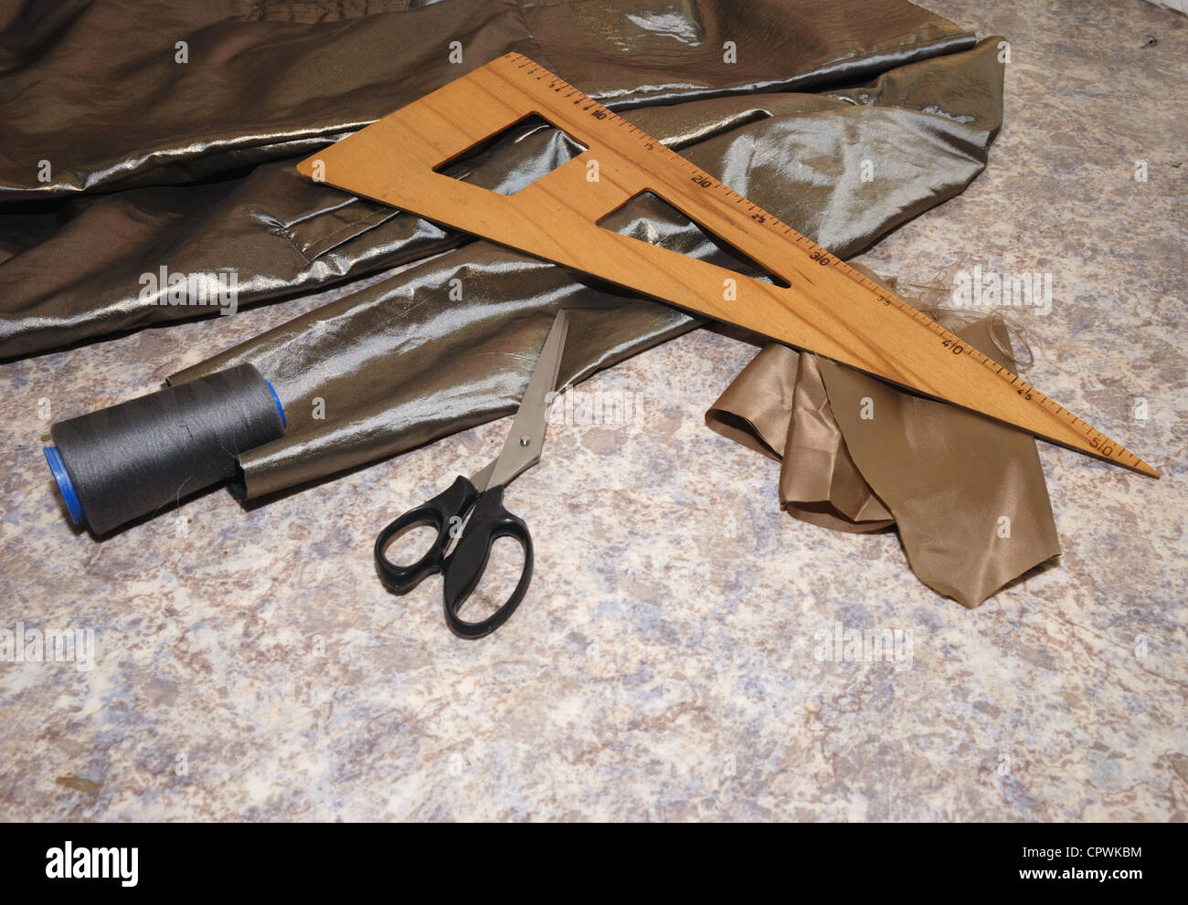 Sewing pattern paper hi-res stock photography and images - Alamy