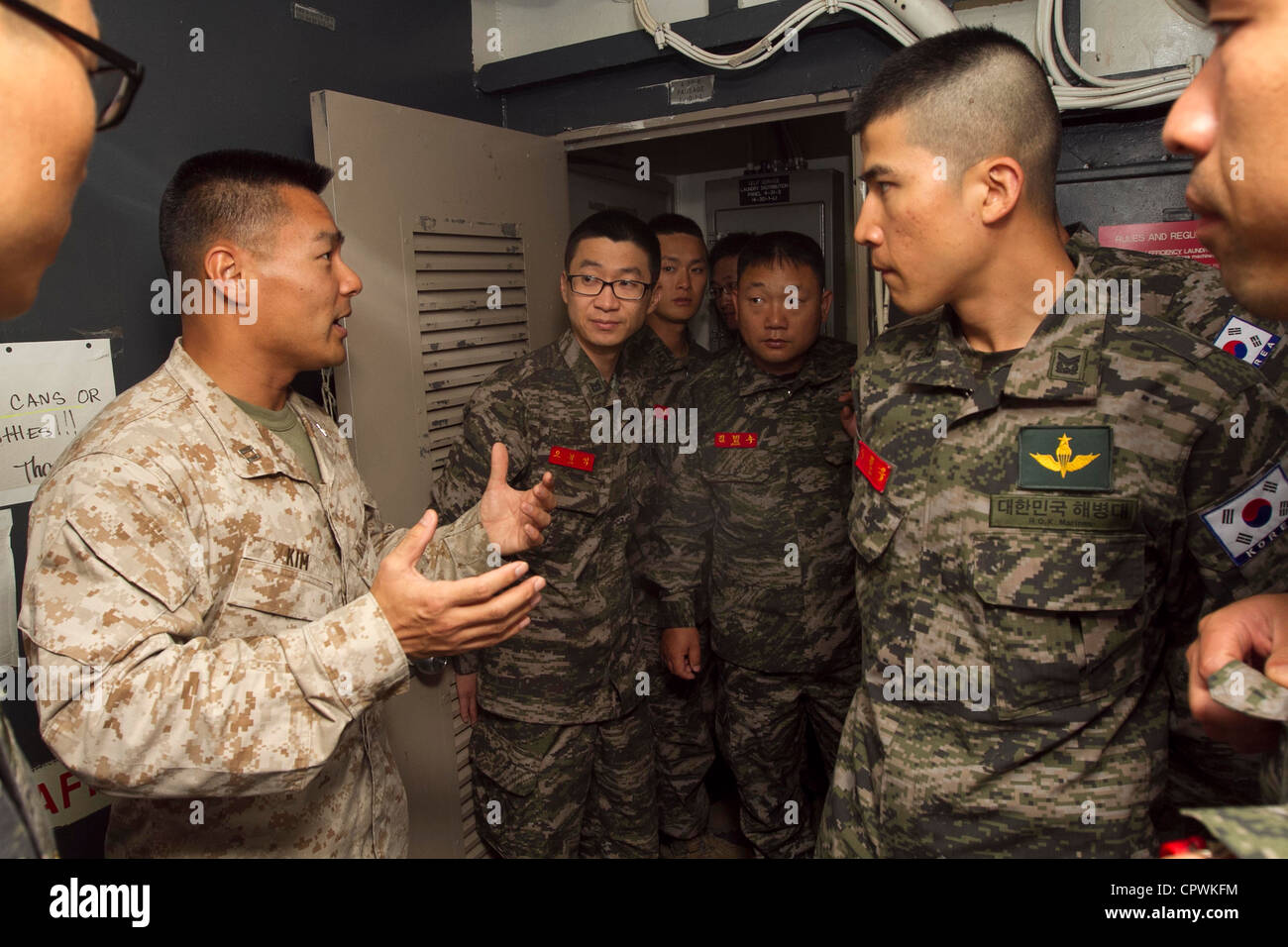 1st rok marine division hi-res stock photography and images - Alamy