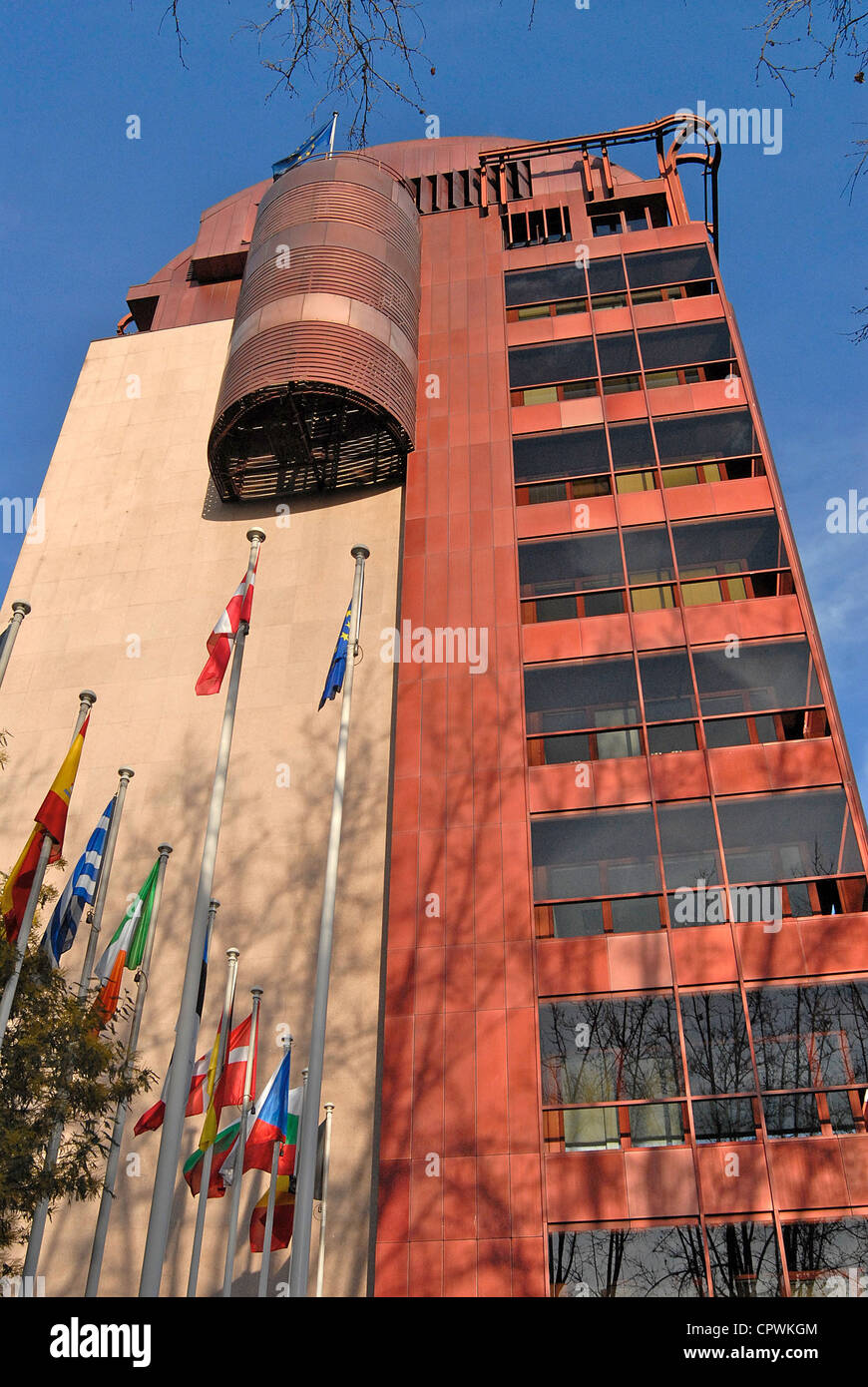 modern building Madrid Spain Stock Photo - Alamy