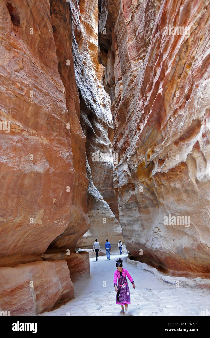 Petra canyon hi-res stock photography and images - Alamy
