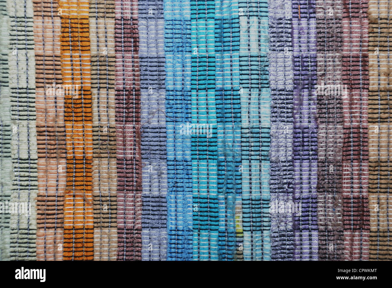 original texture of a handmade woven runner Stock Photo - Alamy