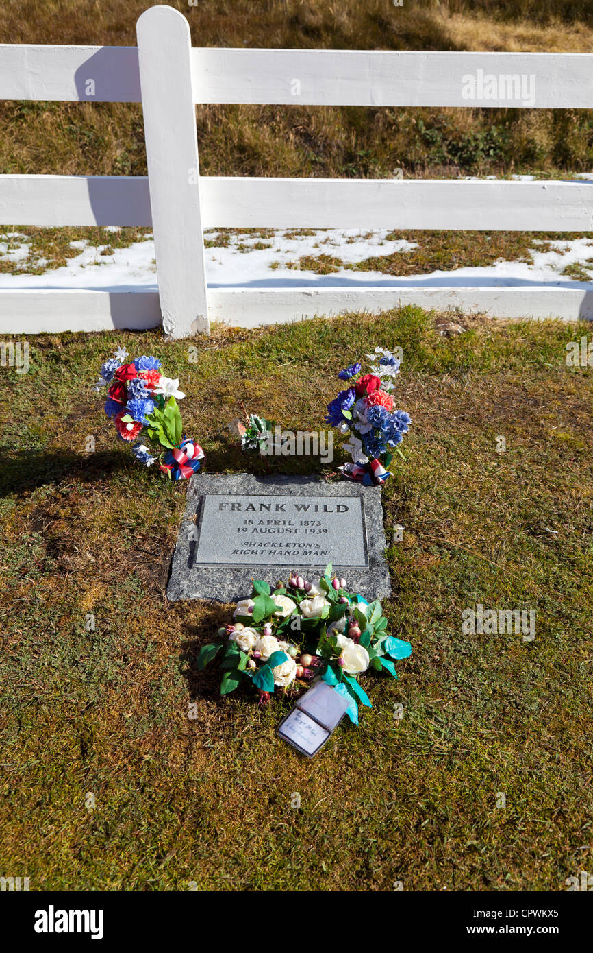 The grave of Ernest Shackleton's "right hand man", Frank Wild ...