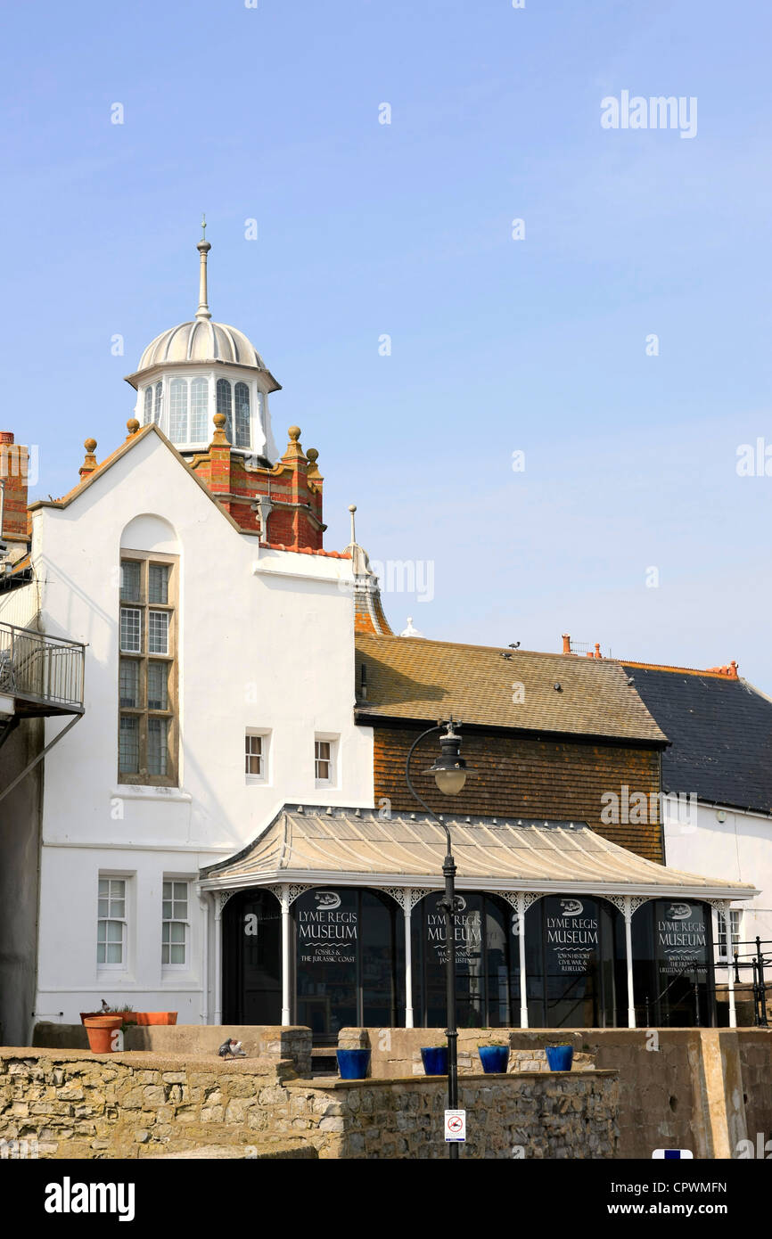 The Lyme Regis Museum Building Dorset Stock Photo - Alamy