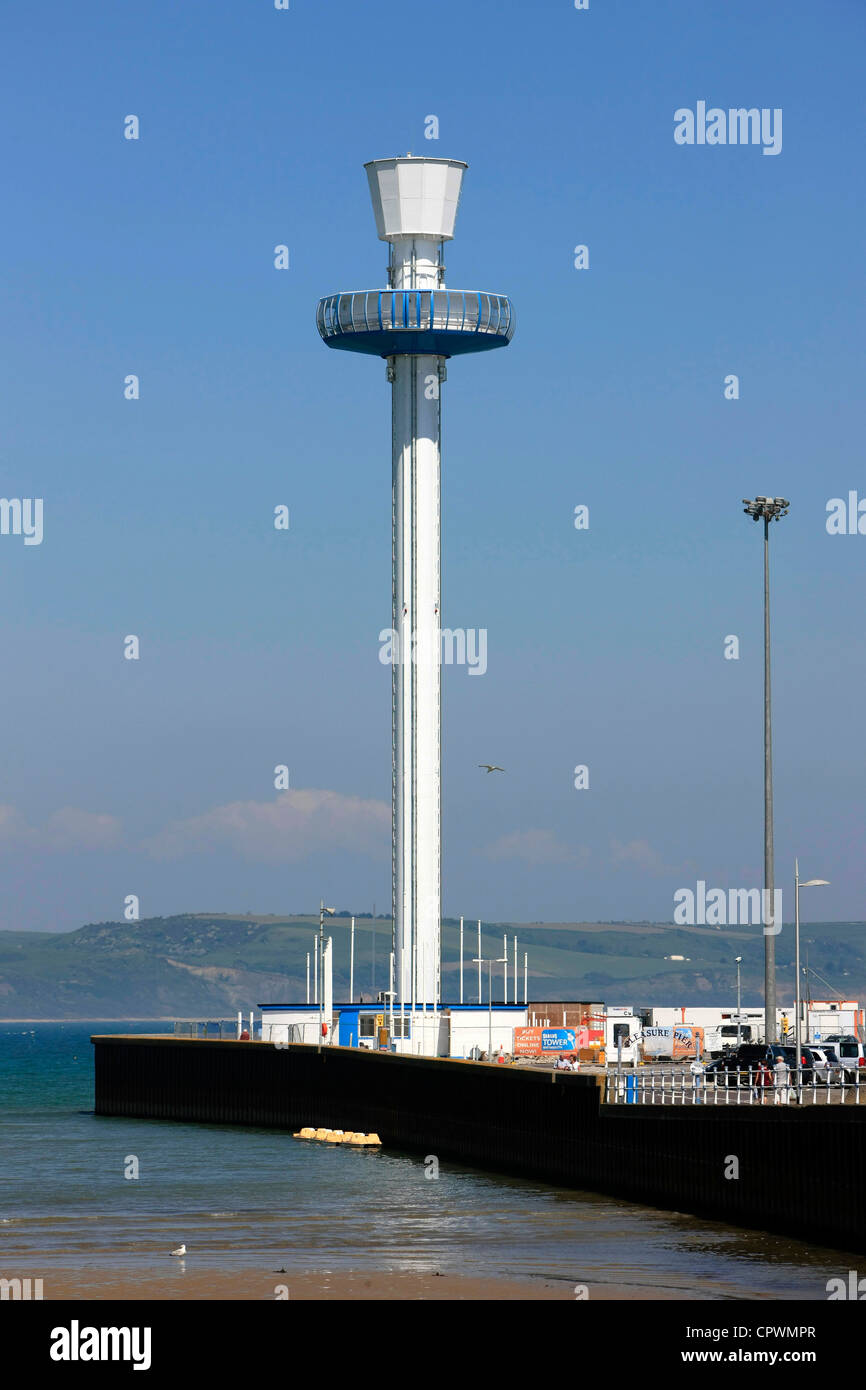 Weymouth Sea Life Tower some 165ft high Stock Photo - Alamy