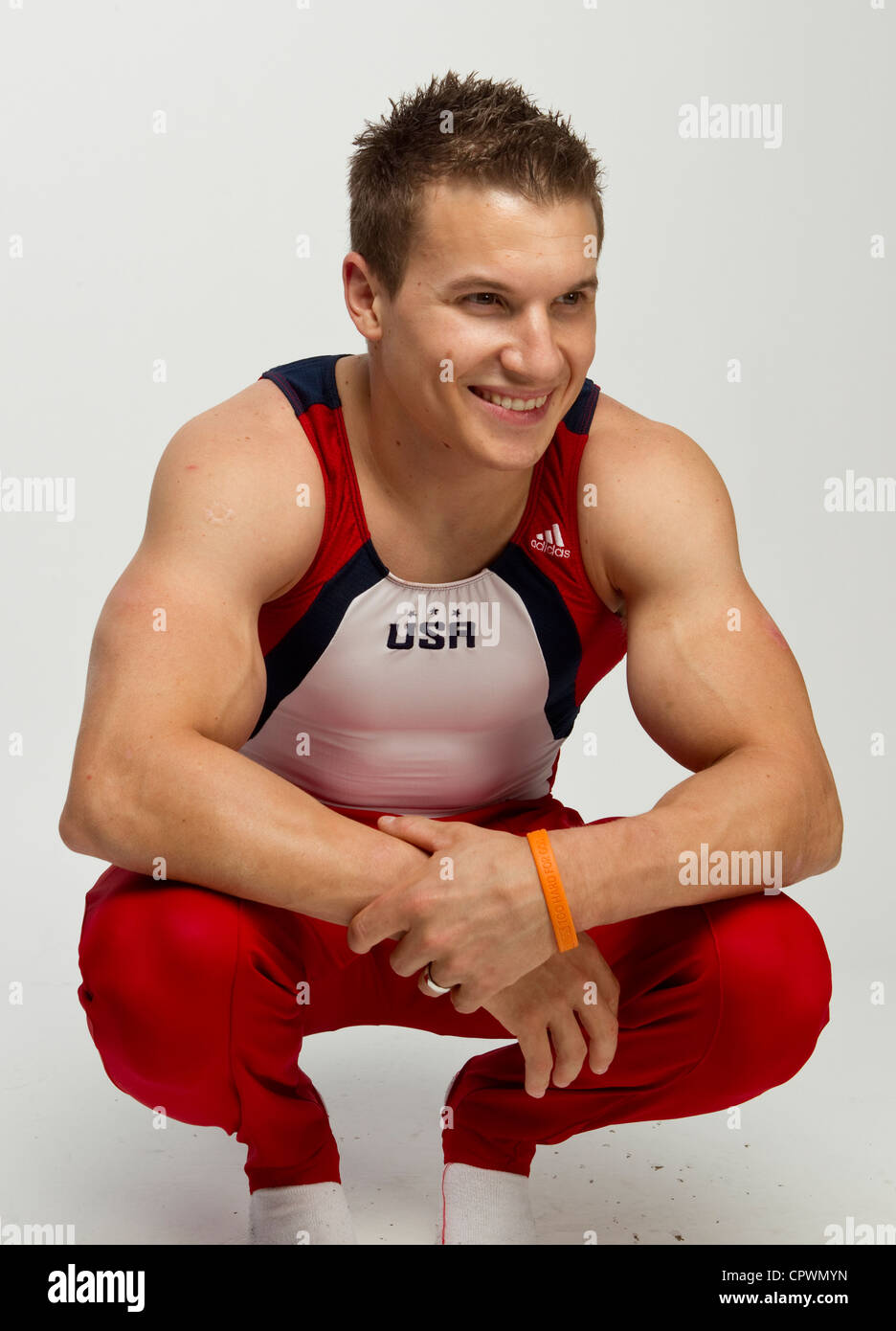 American male gymnast Jonathan Horton at the Team USA Media Summit in ...
