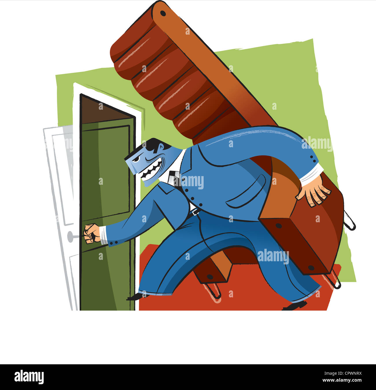 Trapped in door Cut Out Stock Images & Pictures - Alamy