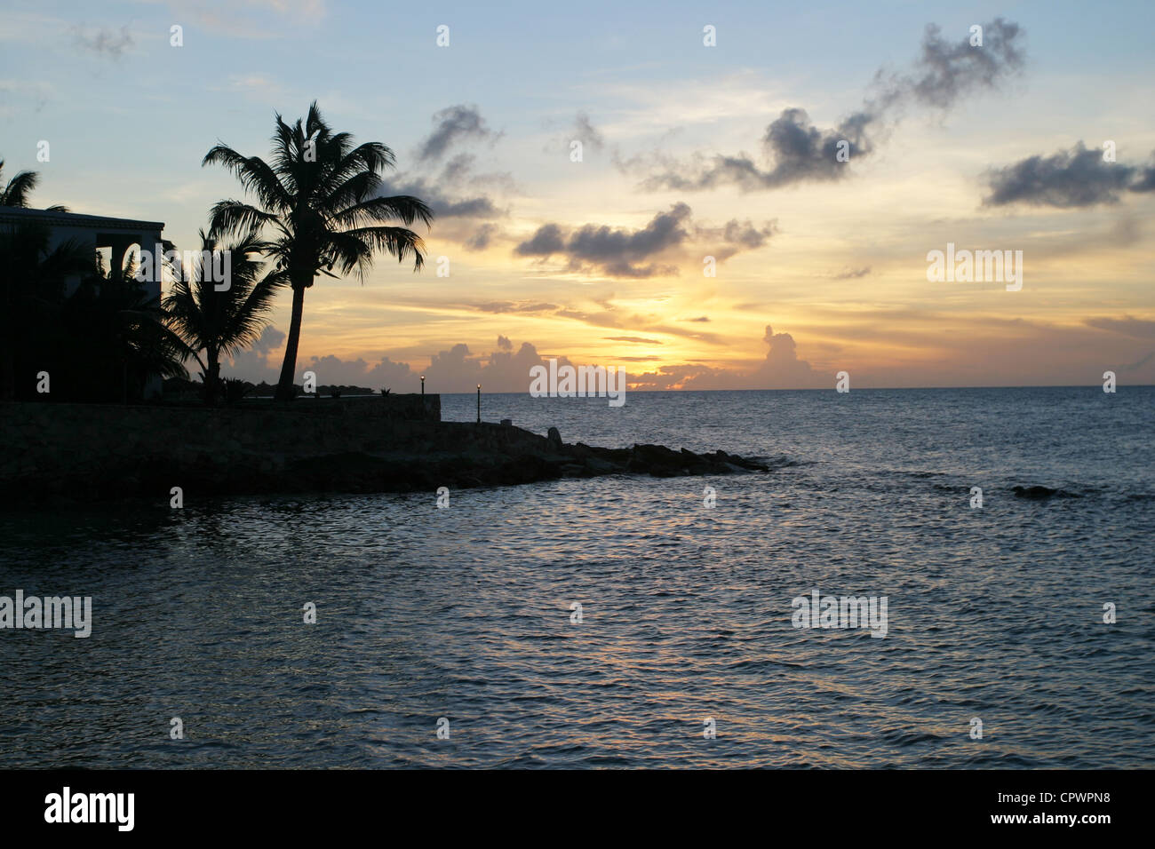 St johns antigua sunset hi-res stock photography and images - Alamy