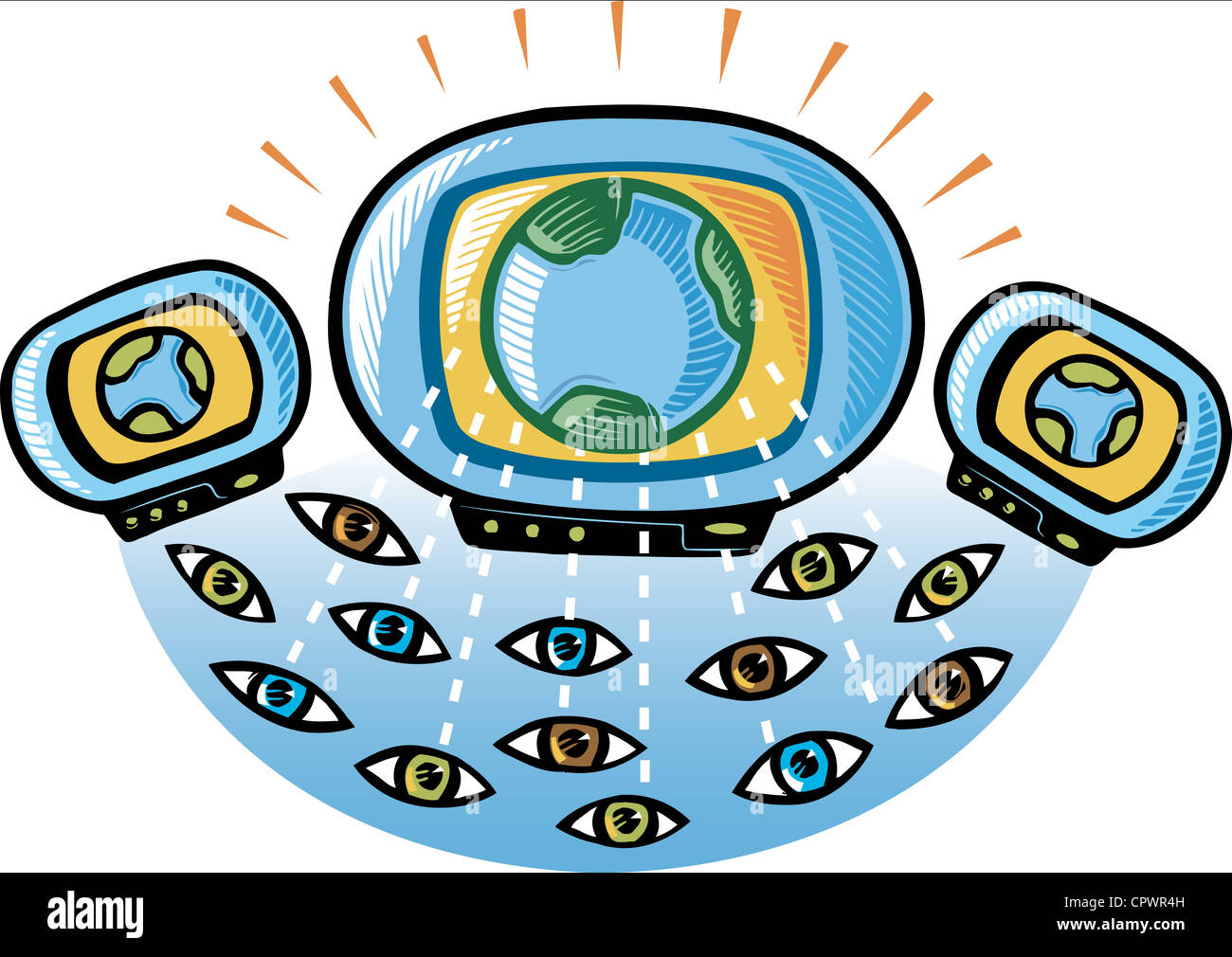 Planet computer hi-res stock photography and images - Alamy