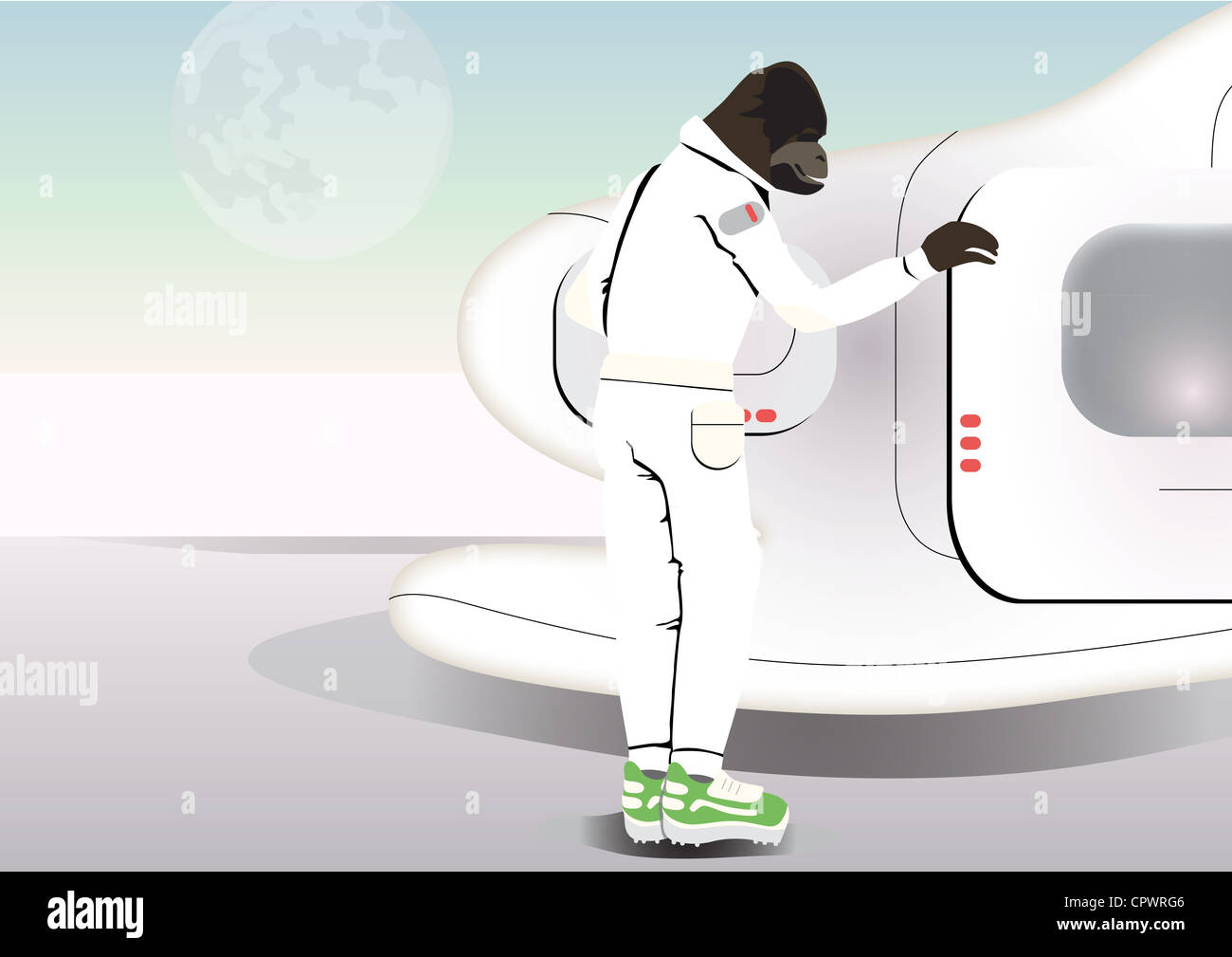 Ape and alien hi-res stock photography and images - Alamy