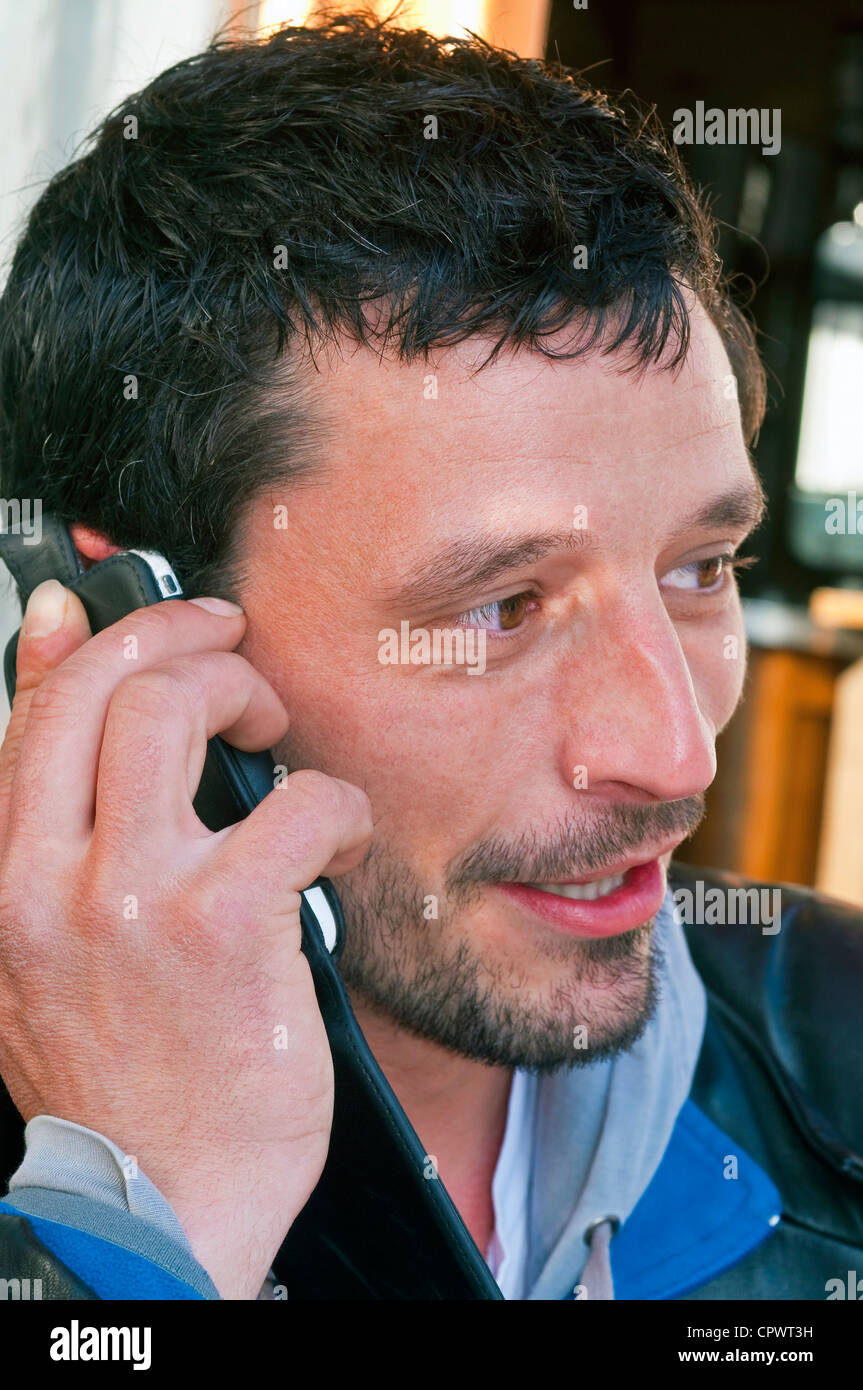 Man talking on phone no face hi-res stock photography and images - Alamy