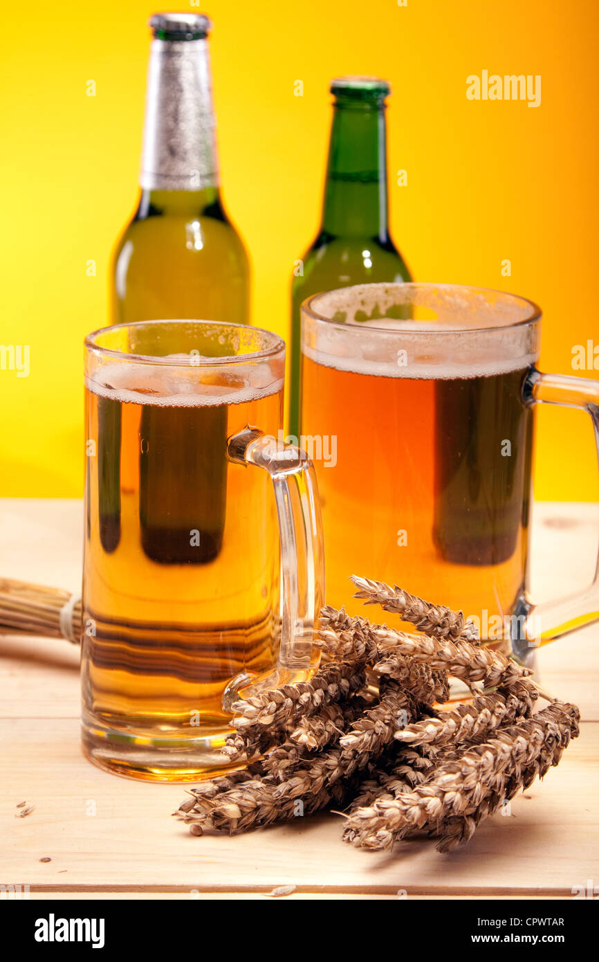 Cold beer RF Stock Photo - Alamy