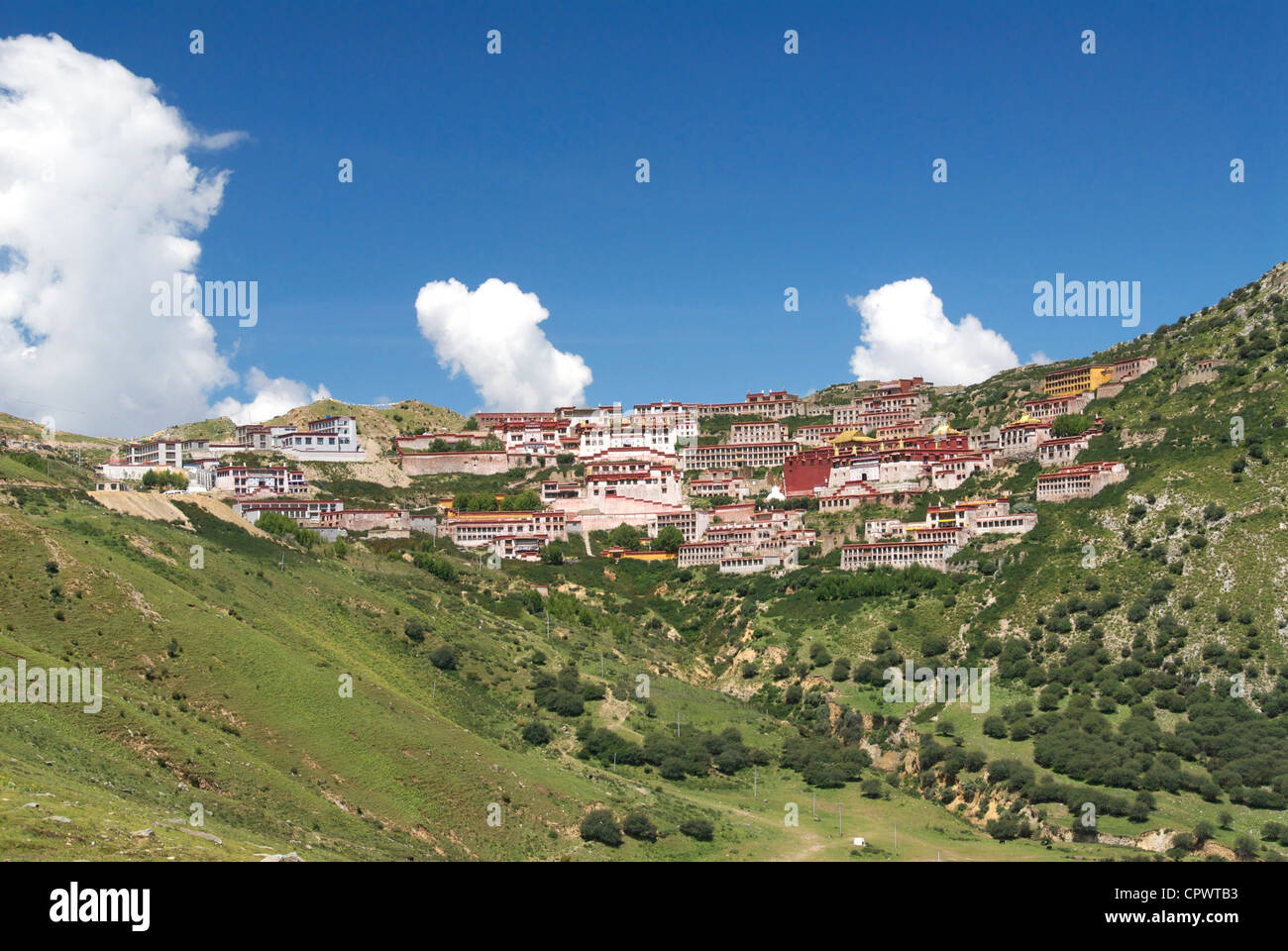 Ganden monastery tibet hi-res stock photography and images - Alamy