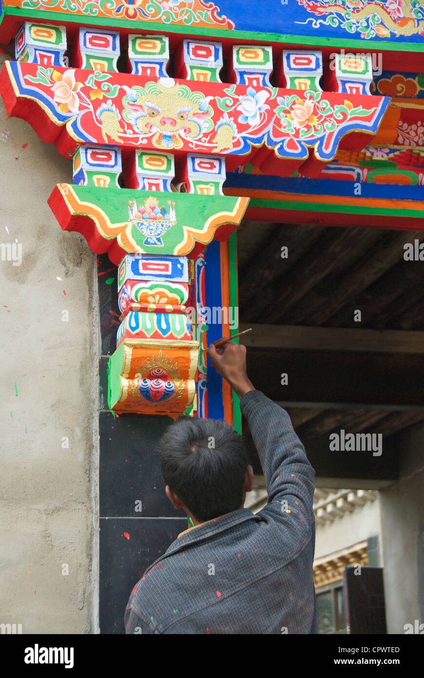 Tibetan design hi-res stock photography and images - Alamy