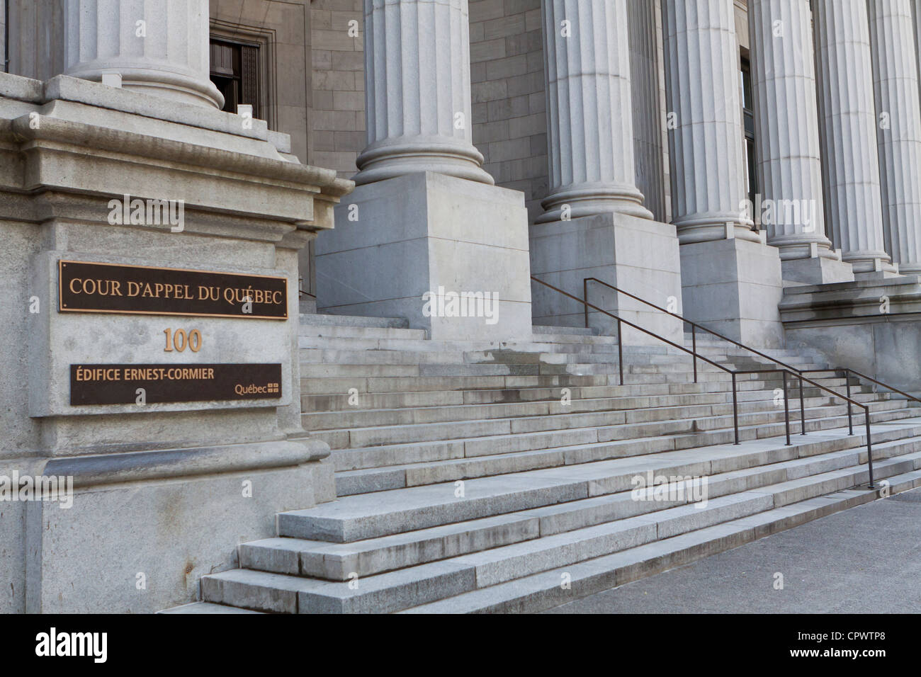 Québec Court of Appeal in Montreal Stock Photo - Alamy