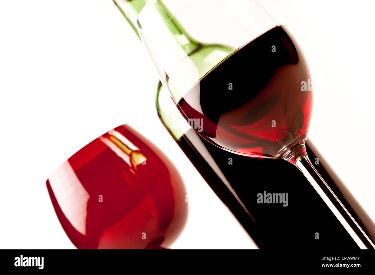 Wine on grass Stock Photo - Alamy