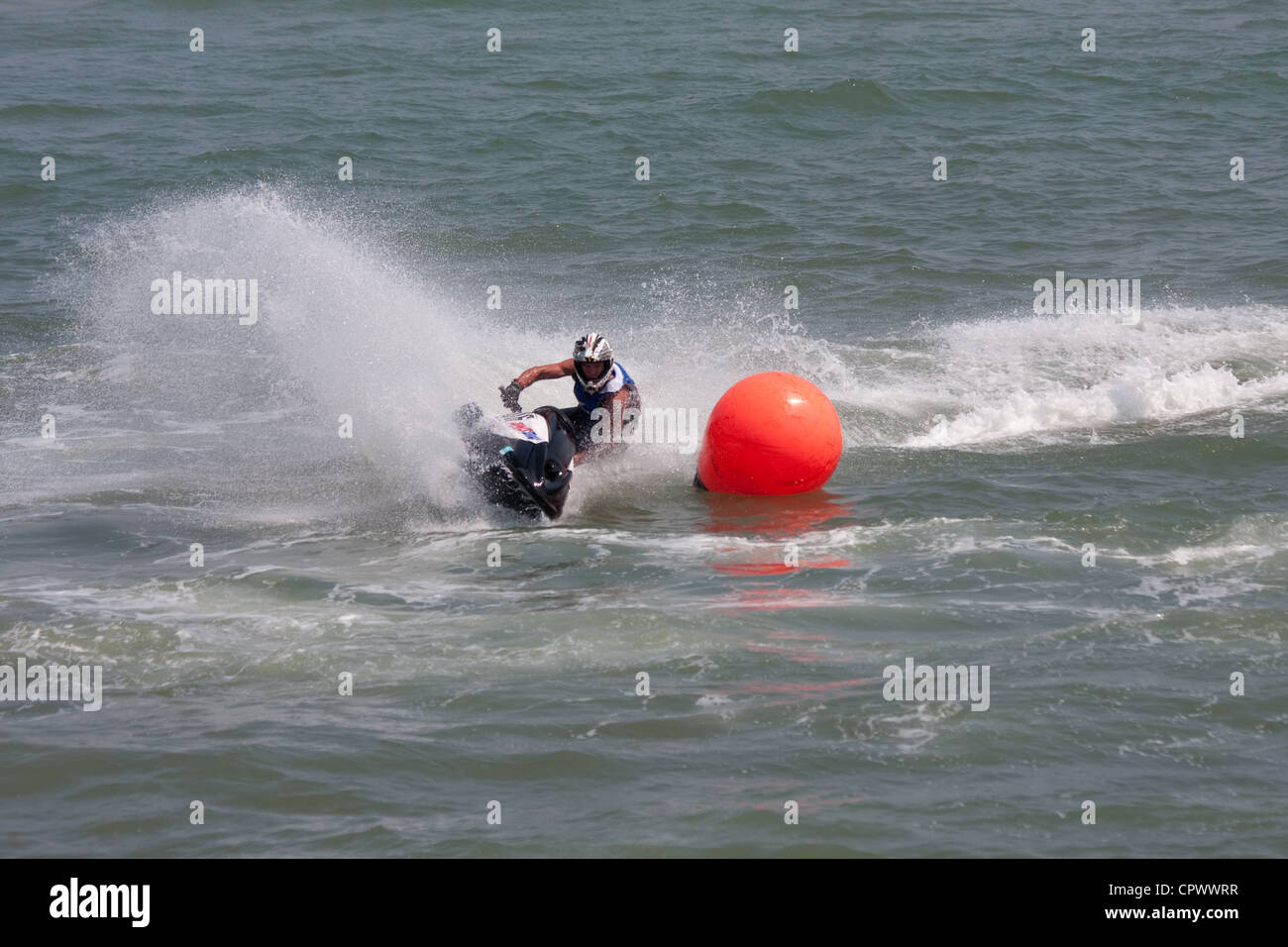 Jet Ski Racing In Myrtle Beach South Carolina Stock Photo - Alamy