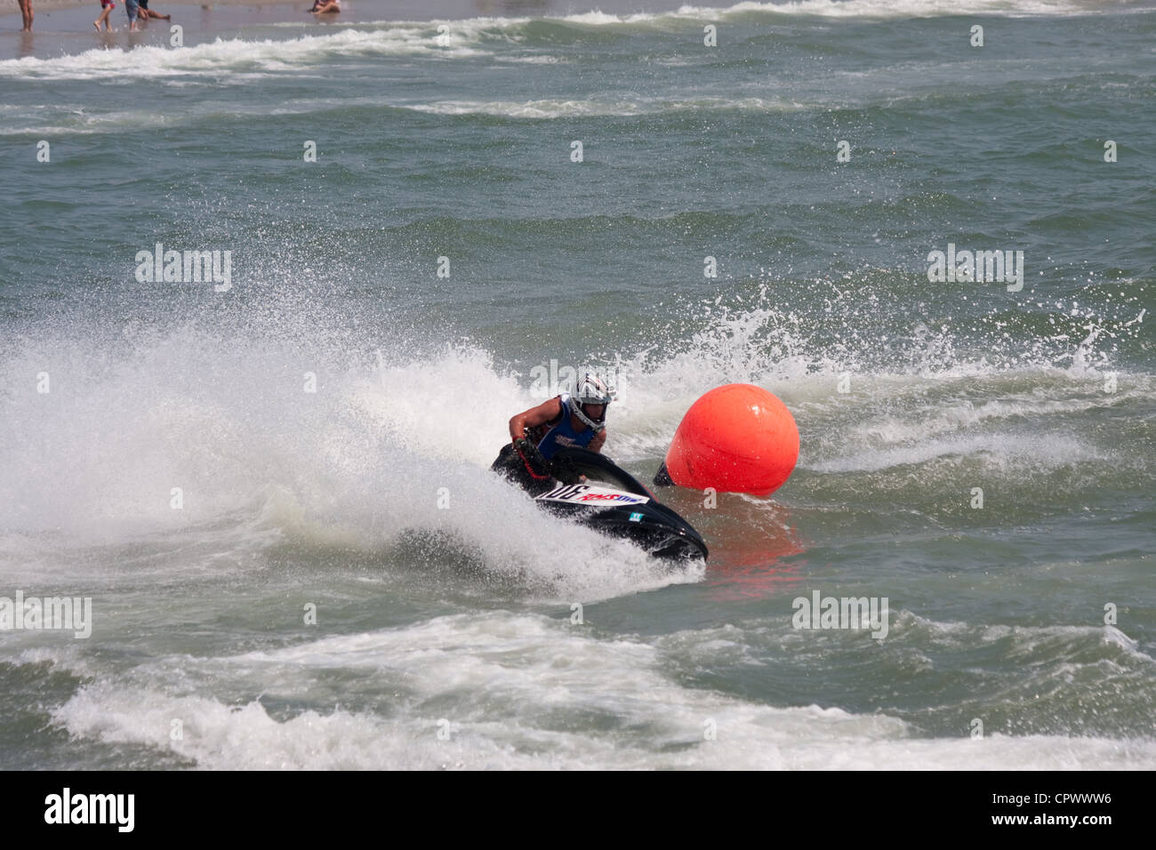 Jet Ski Racing In Myrtle Beach South Carolina Stock Photo - Alamy