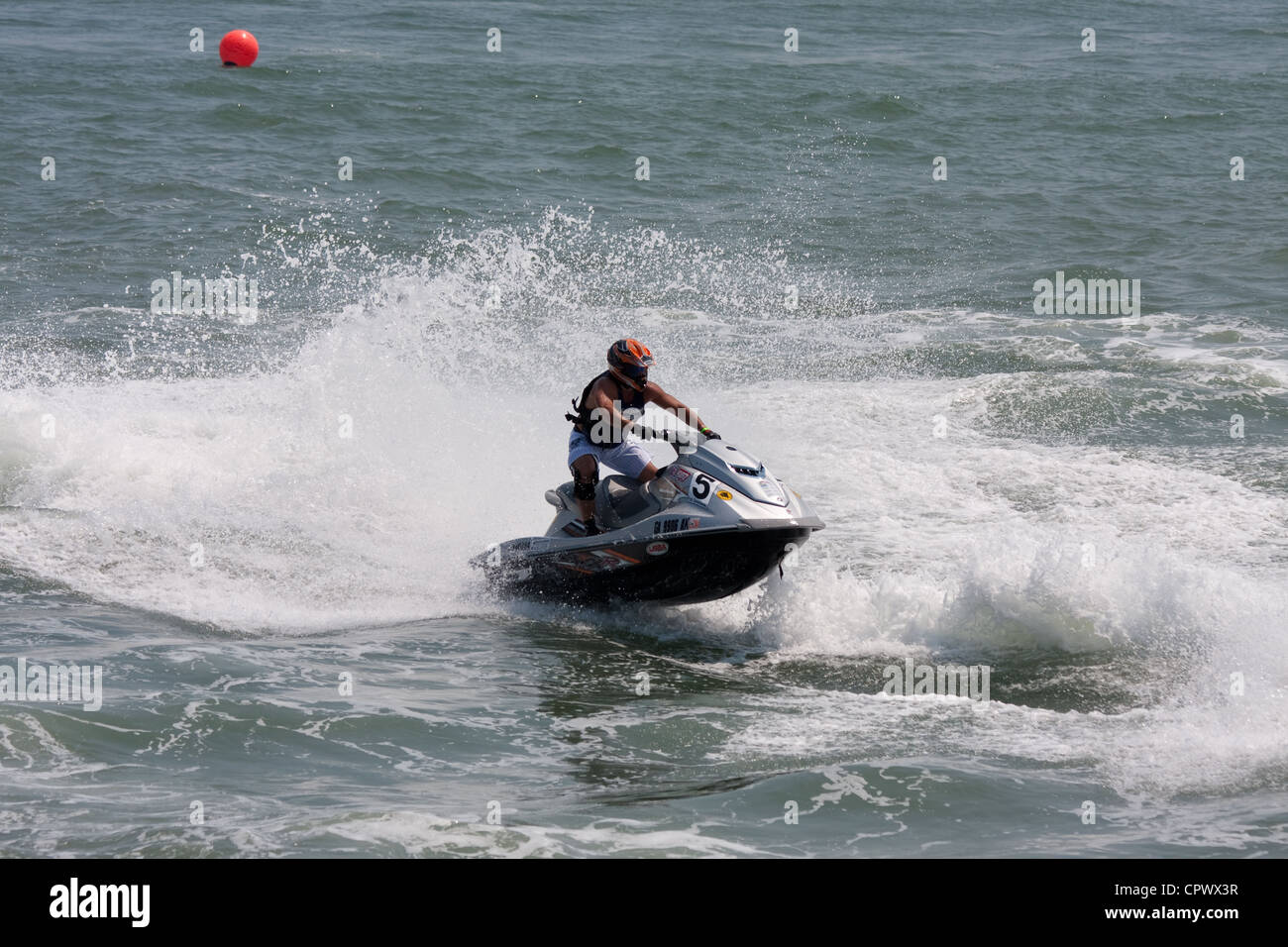 Jet Ski Racing In Myrtle Beach South Carolina Stock Photo - Alamy