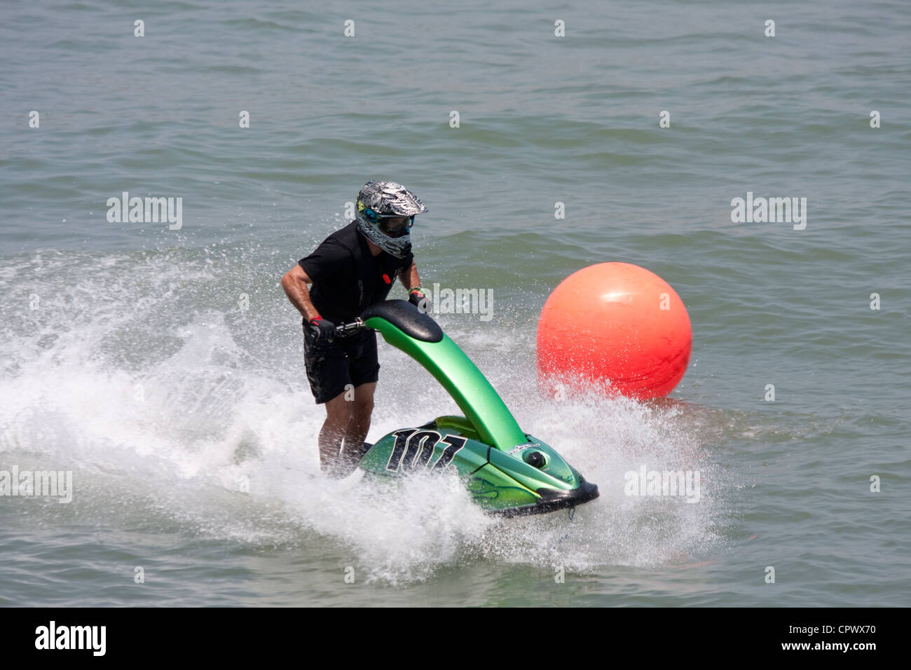Jet Ski Racing In Myrtle Beach South Carolina Stock Photo - Alamy