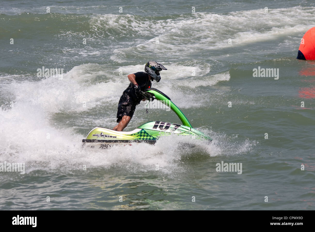 Jet Ski Racing In Myrtle Beach South Carolina Stock Photo - Alamy