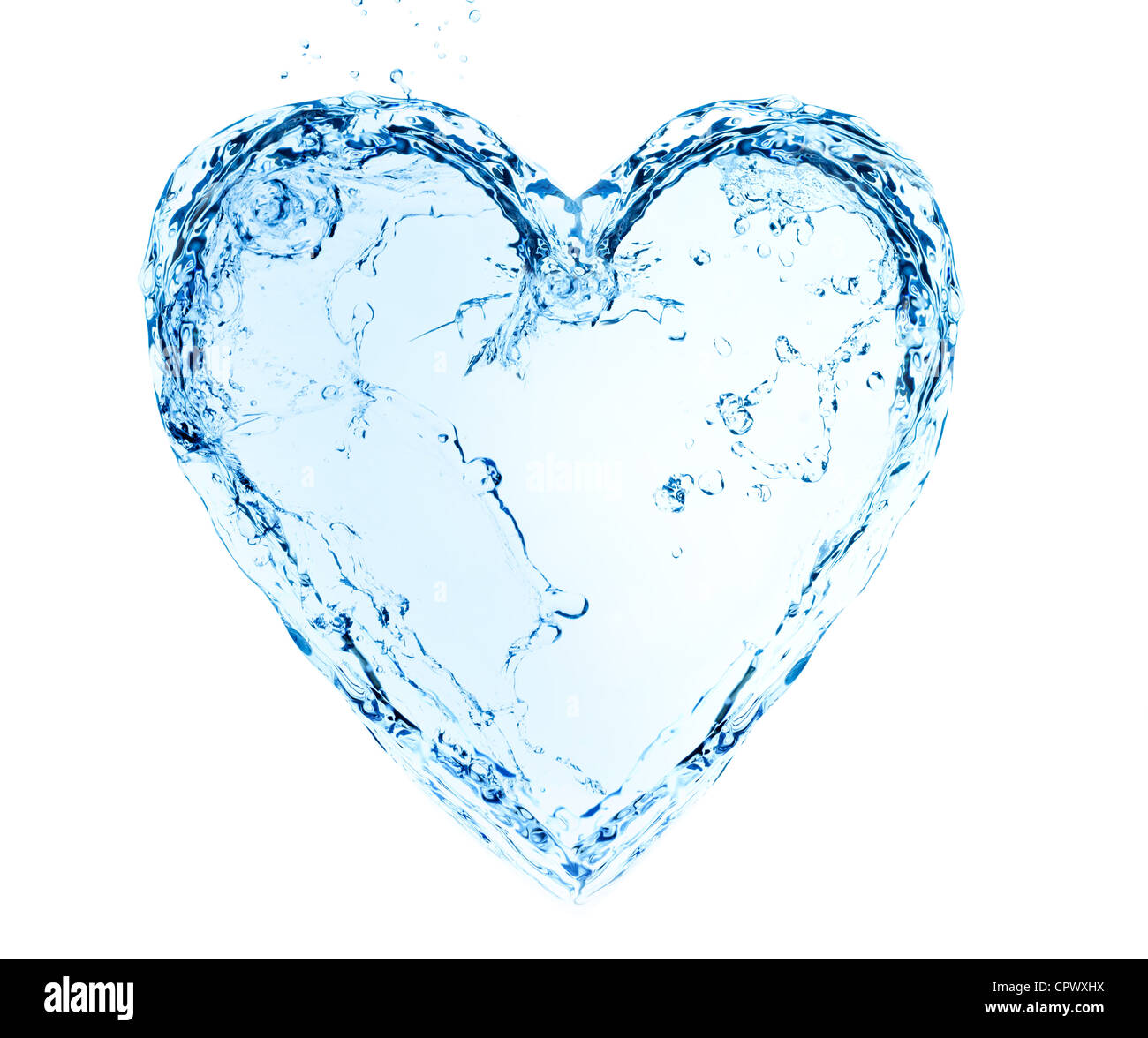 Heart water splash hi-res stock photography and images - Alamy