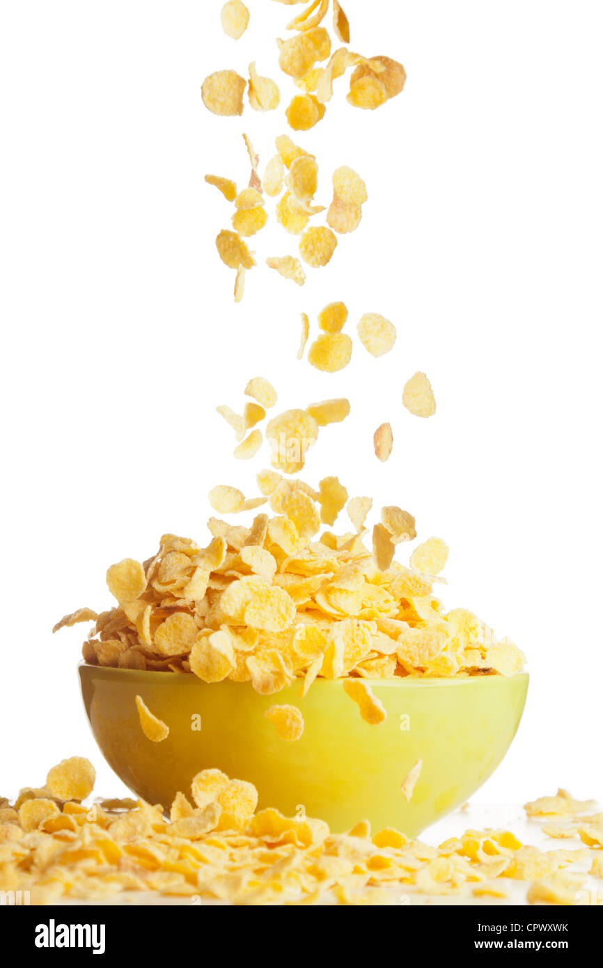 Falling flakes of corn hi-res stock photography and images - Alamy