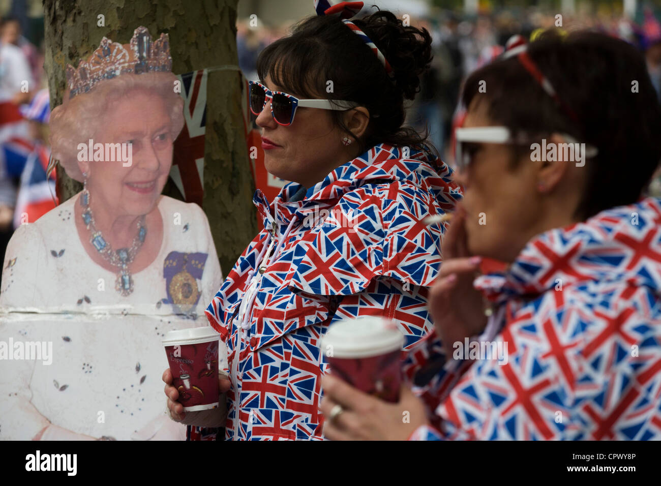 Monarchists celebrate their Queen's Diamond Jubilee weeks before the ...