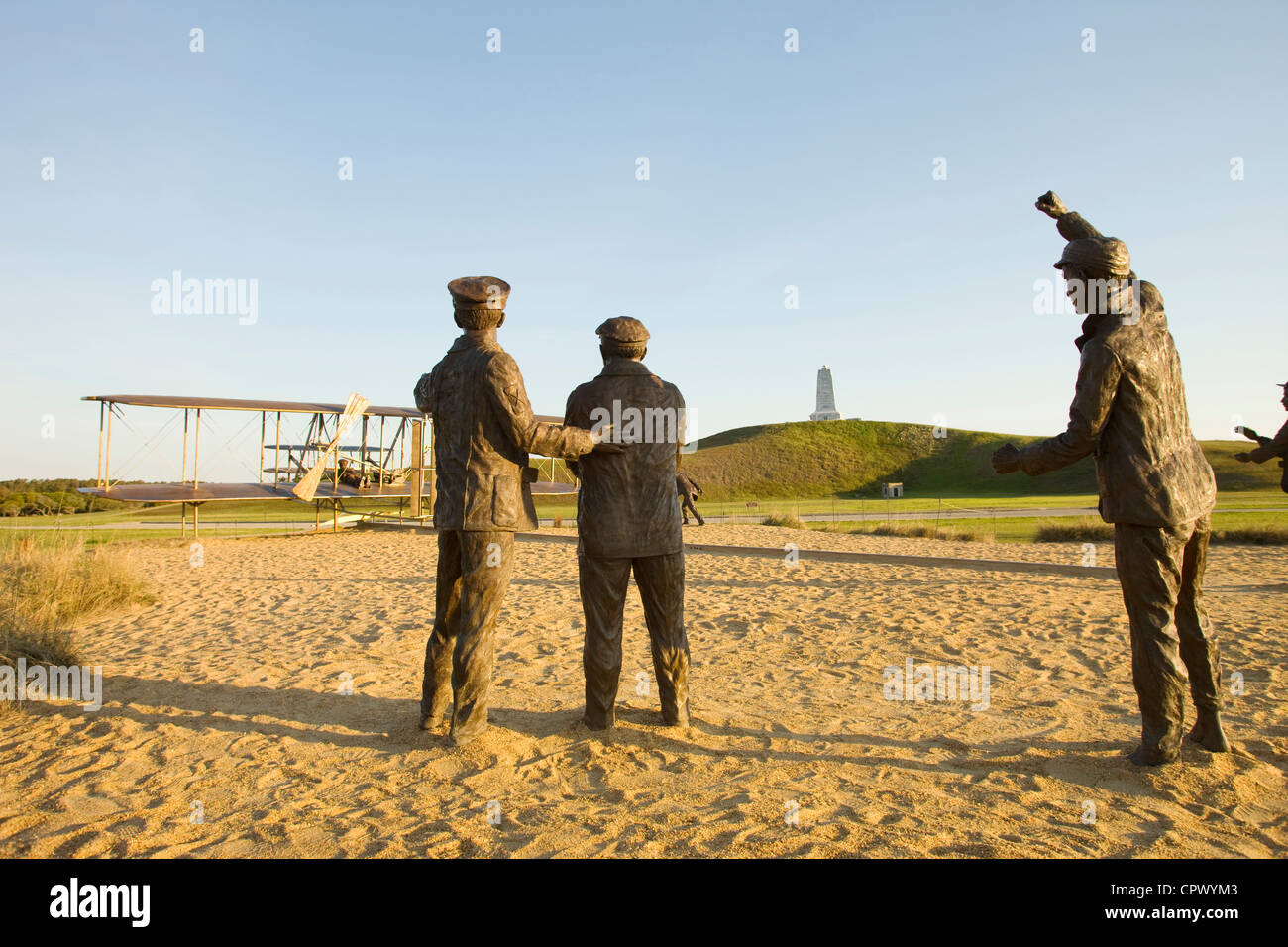 FIRST FLIGHT SCULPTURE (©STEVEN H SMITH 2003) WRIGHT BROTHERS NATIONAL ...