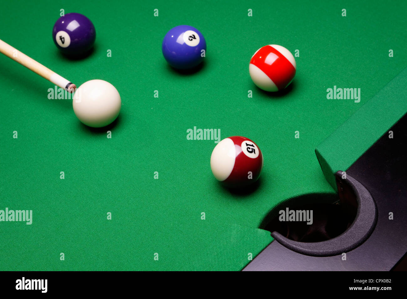 Billard game concept! Stock Photo - Alamy