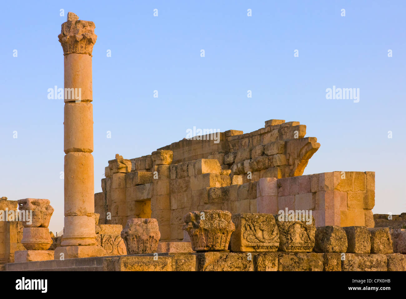 Ancient Jerash ruins, Amman, Jordan Stock Photo - Alamy