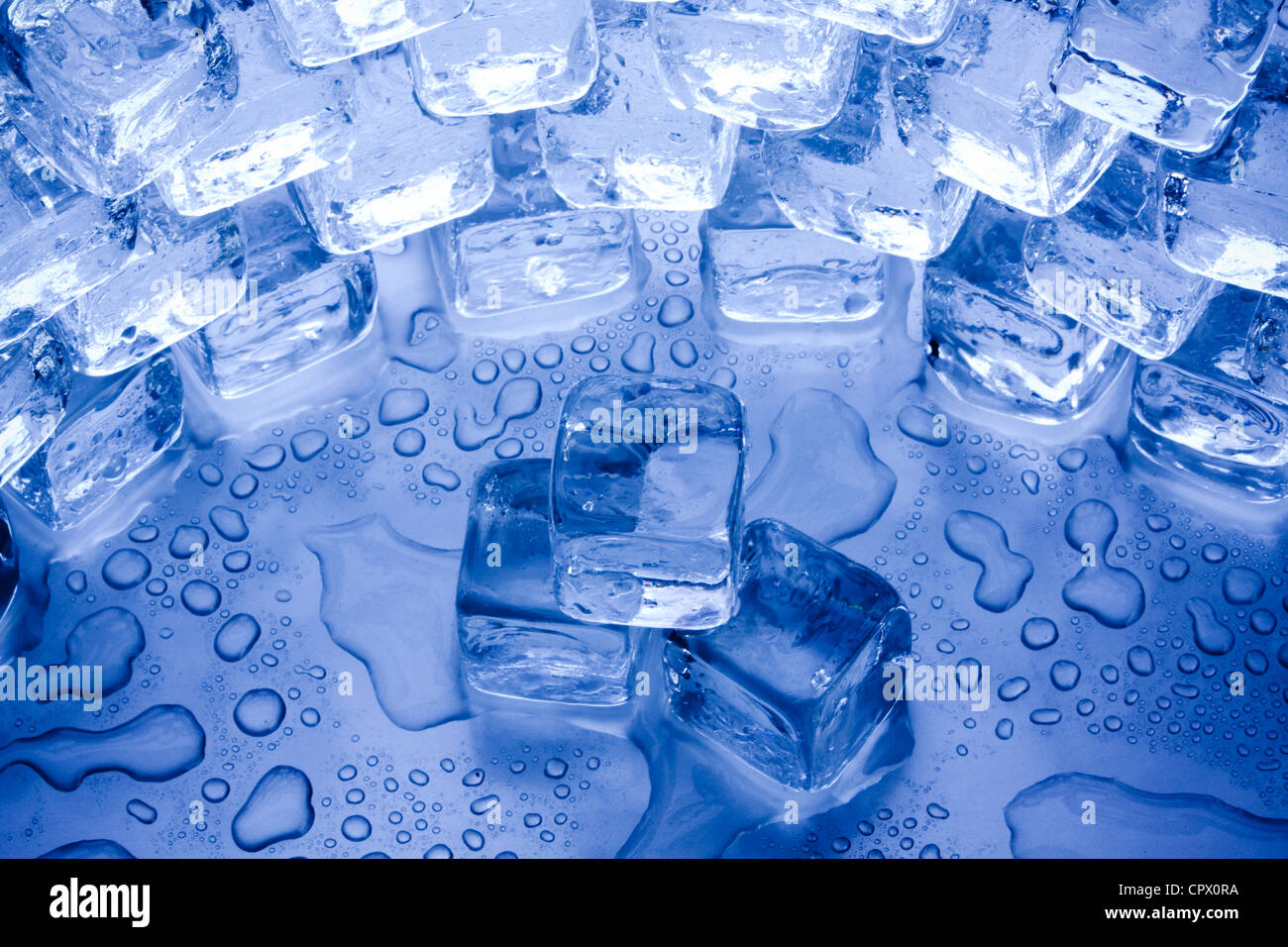 Ice cubes and water! Stock Photo - Alamy