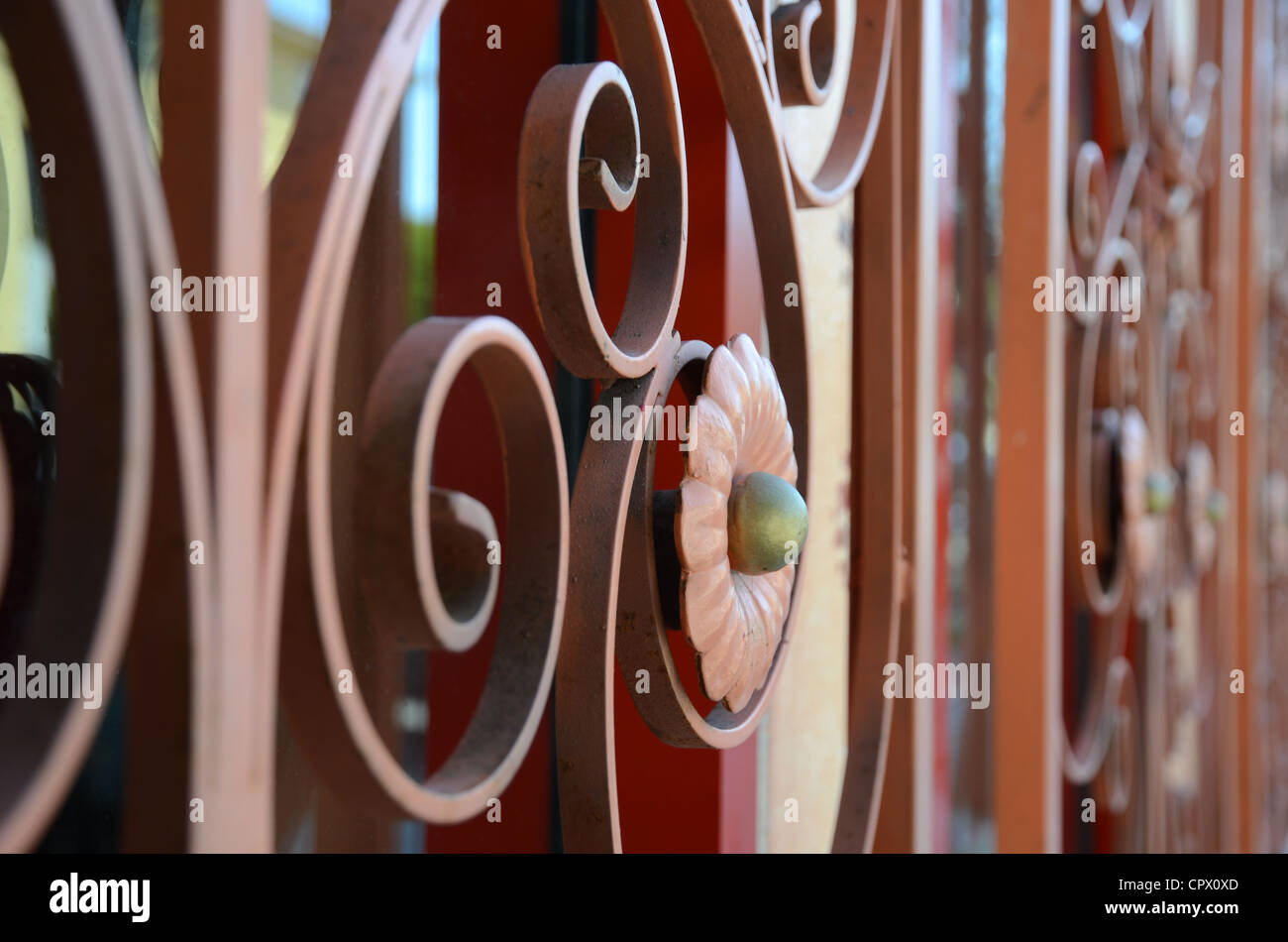 Ornamented gate hi-res stock photography and images - Alamy