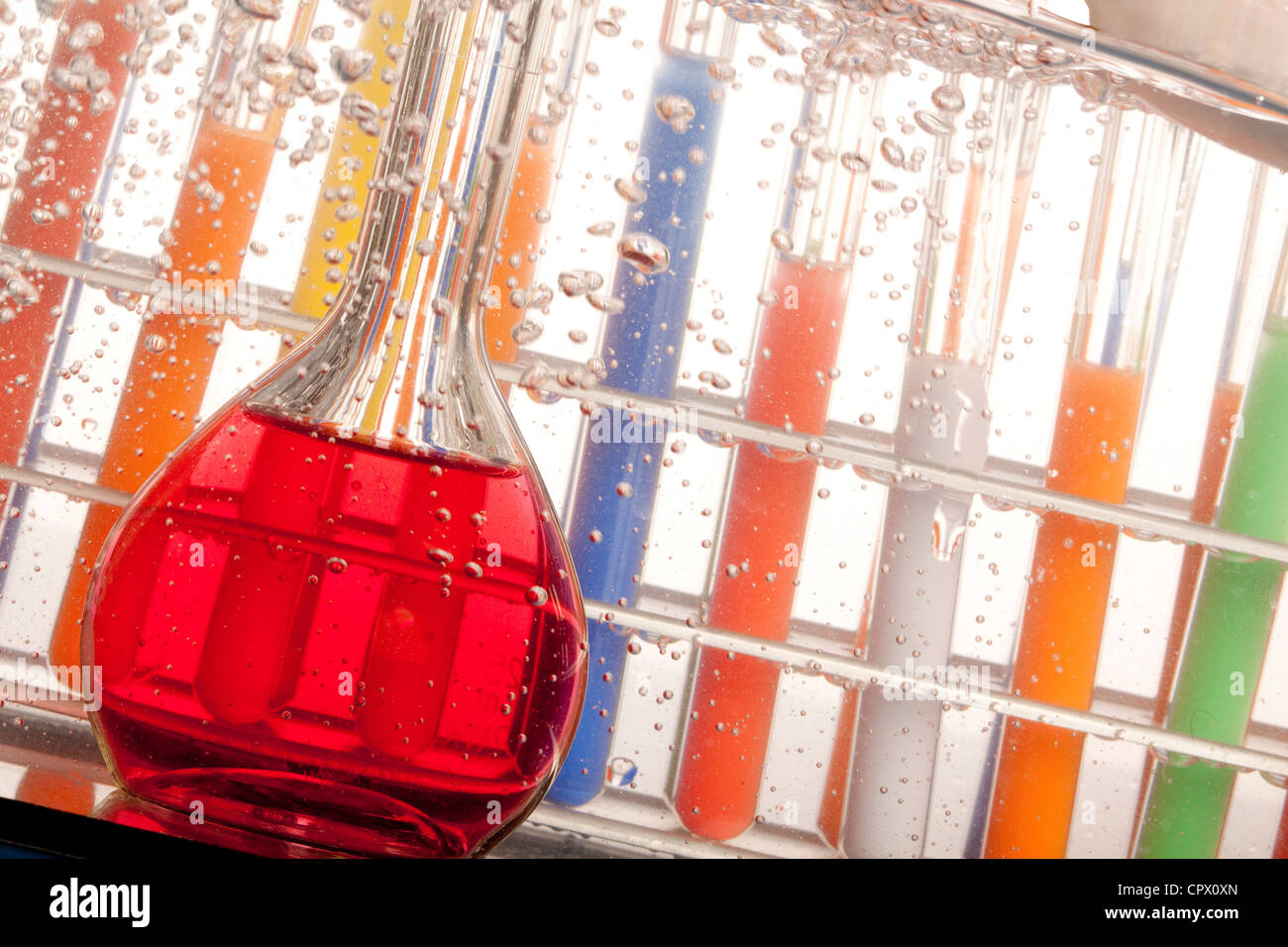 Laboratory Glassware, flasks and test tubes Stock Photo - Alamy