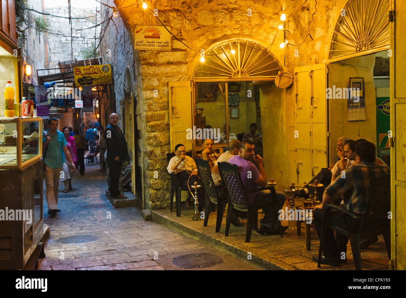 Sheesha pipe shop, Jerusalem, Israel Stock Photo - Alamy