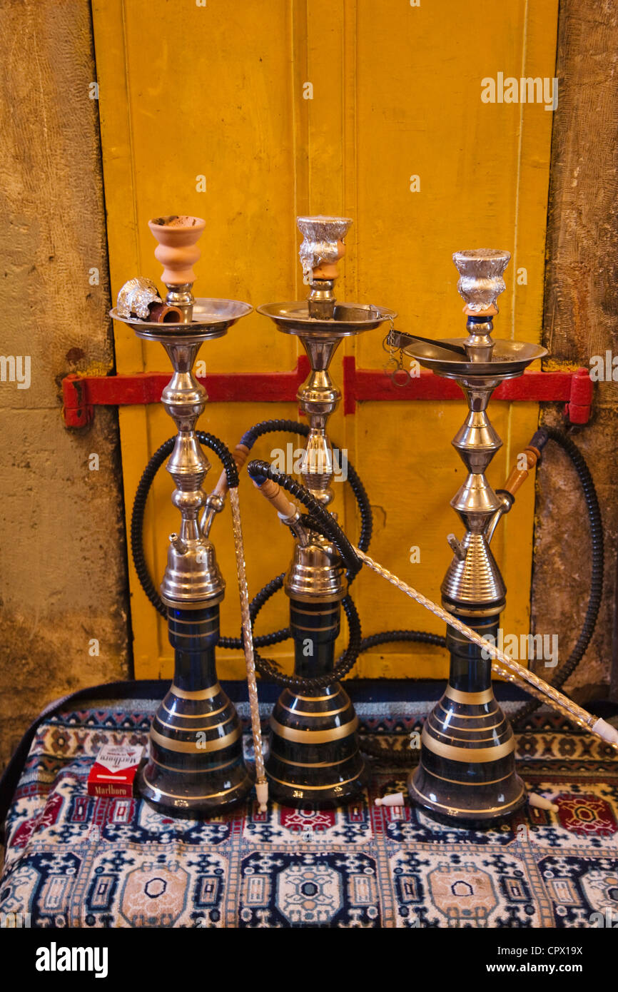 Sheesha pipes, Jerusalem, Israel Stock Photo - Alamy