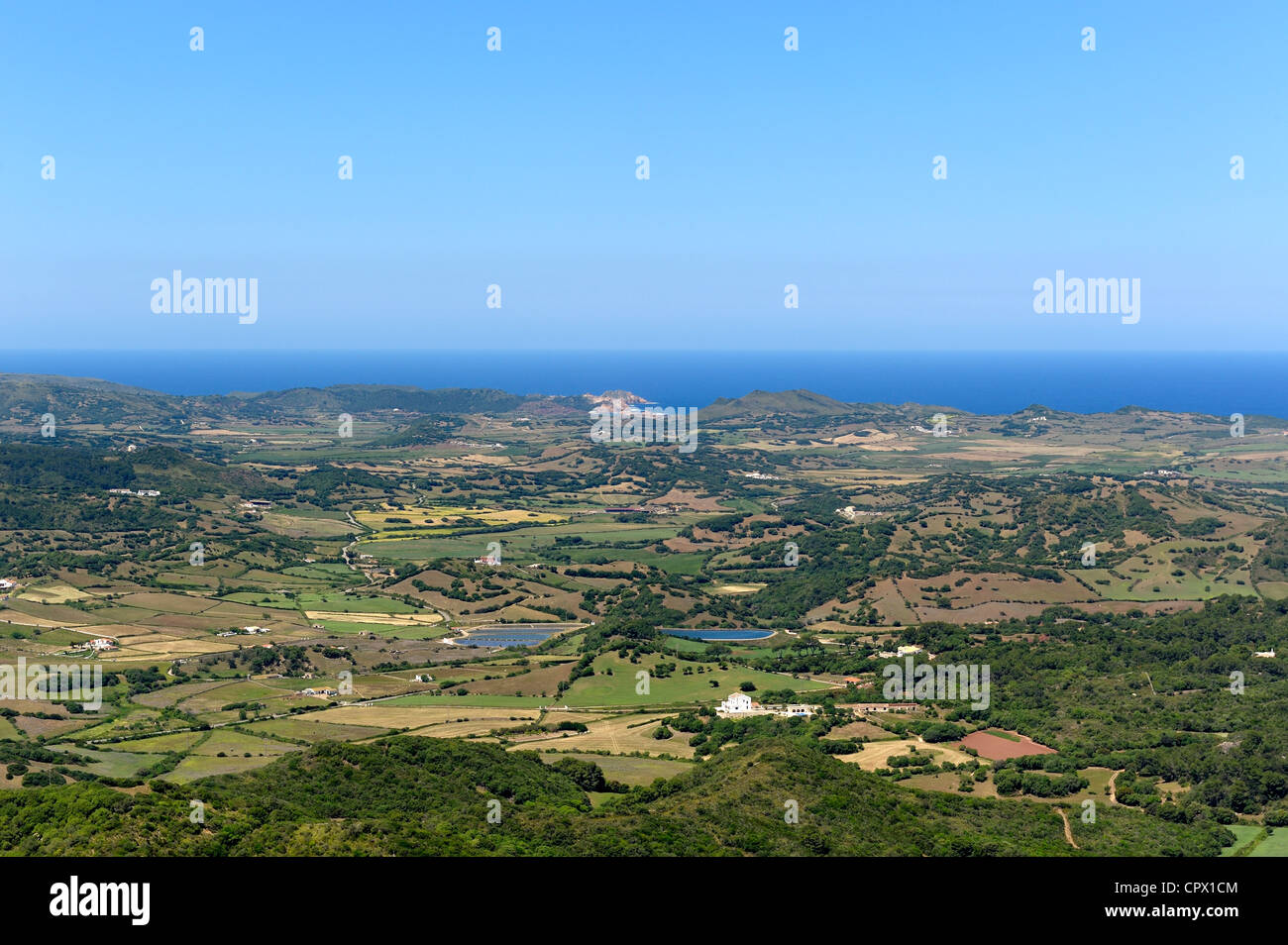 Menorca spain green fields farmland landscape hi-res stock photography ...
