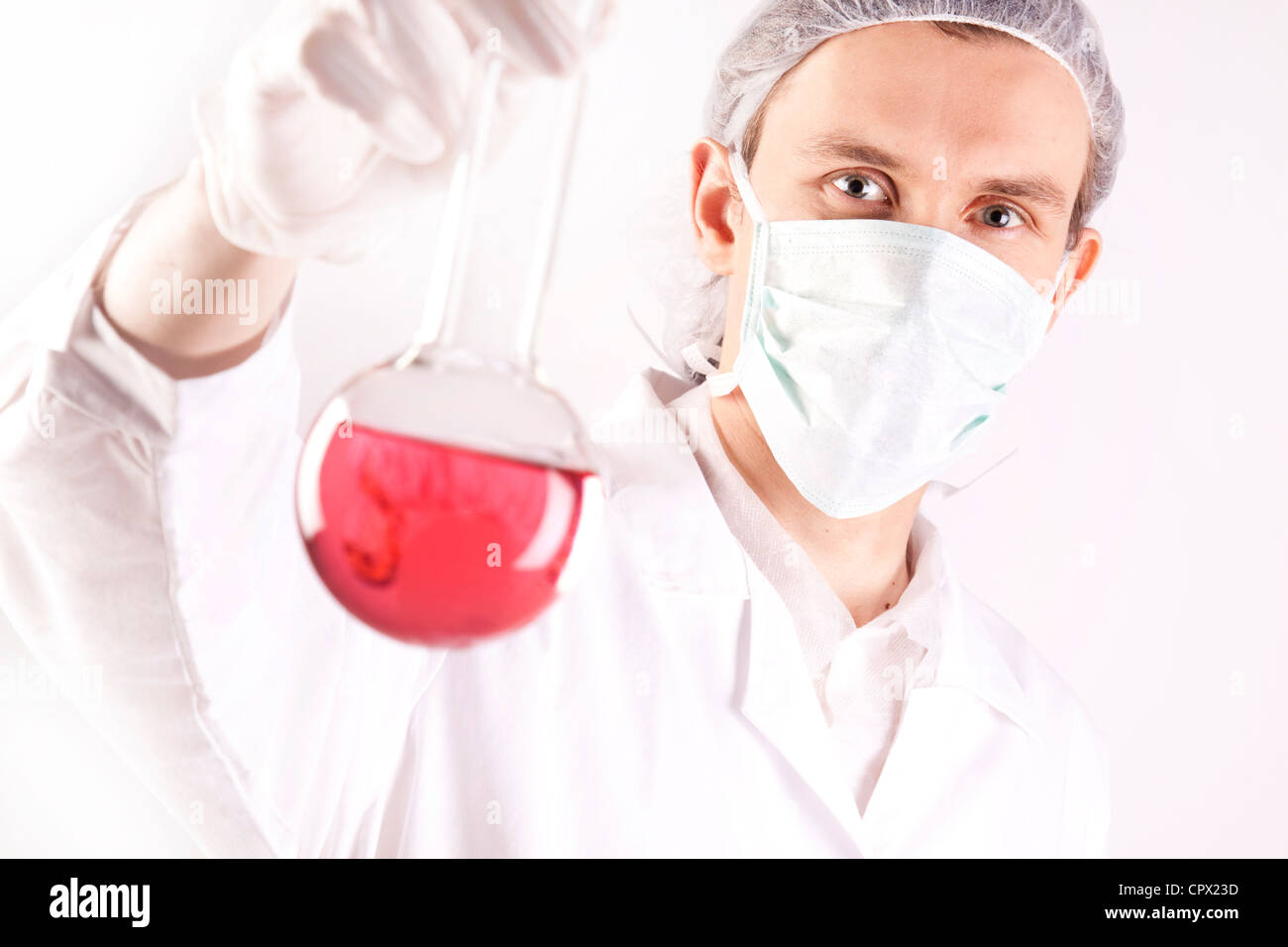 Scientist in laboratory Stock Photo - Alamy