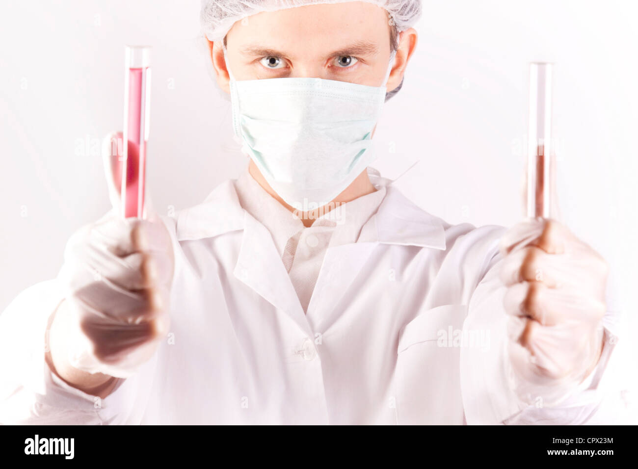 Scientist in laboratory Stock Photo - Alamy