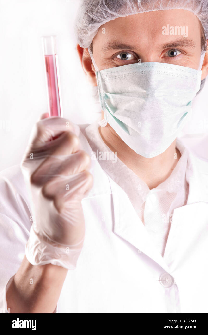 Scientist in laboratory Stock Photo - Alamy