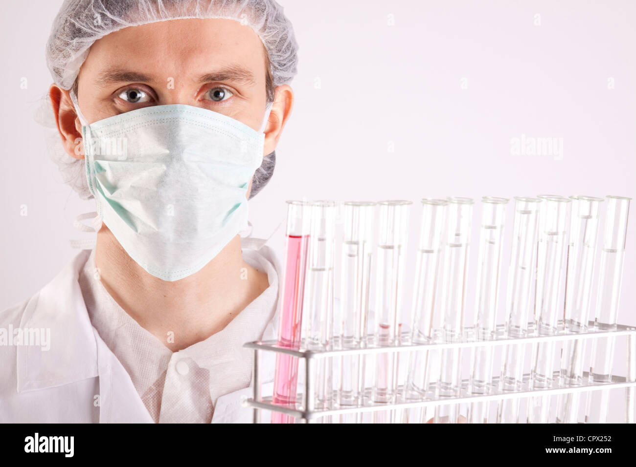 Scientist in laboratory Stock Photo - Alamy