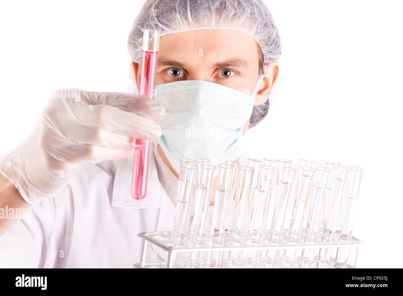 Scientist in laboratory Stock Photo - Alamy