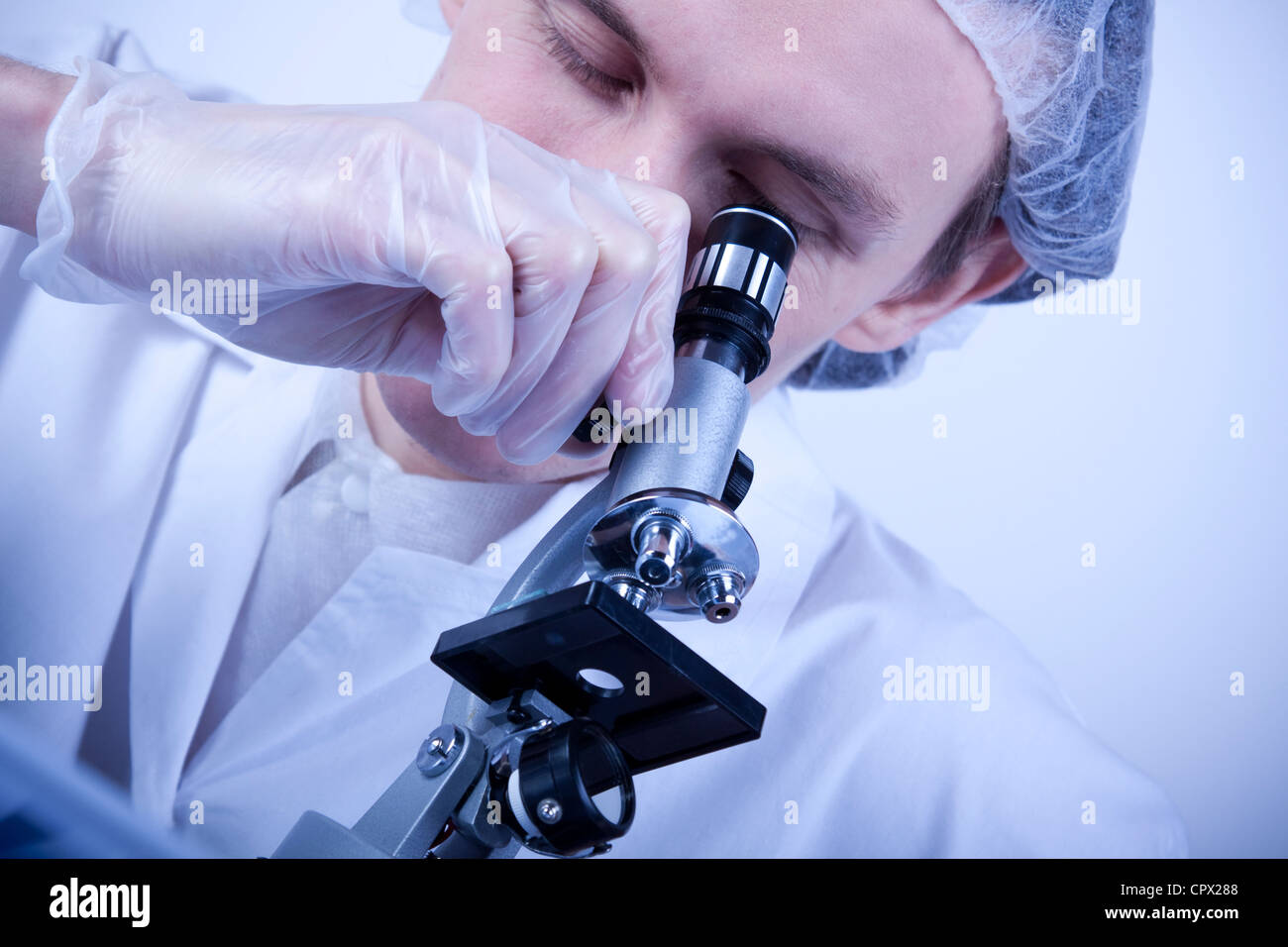 Scientist in laboratory Stock Photo - Alamy