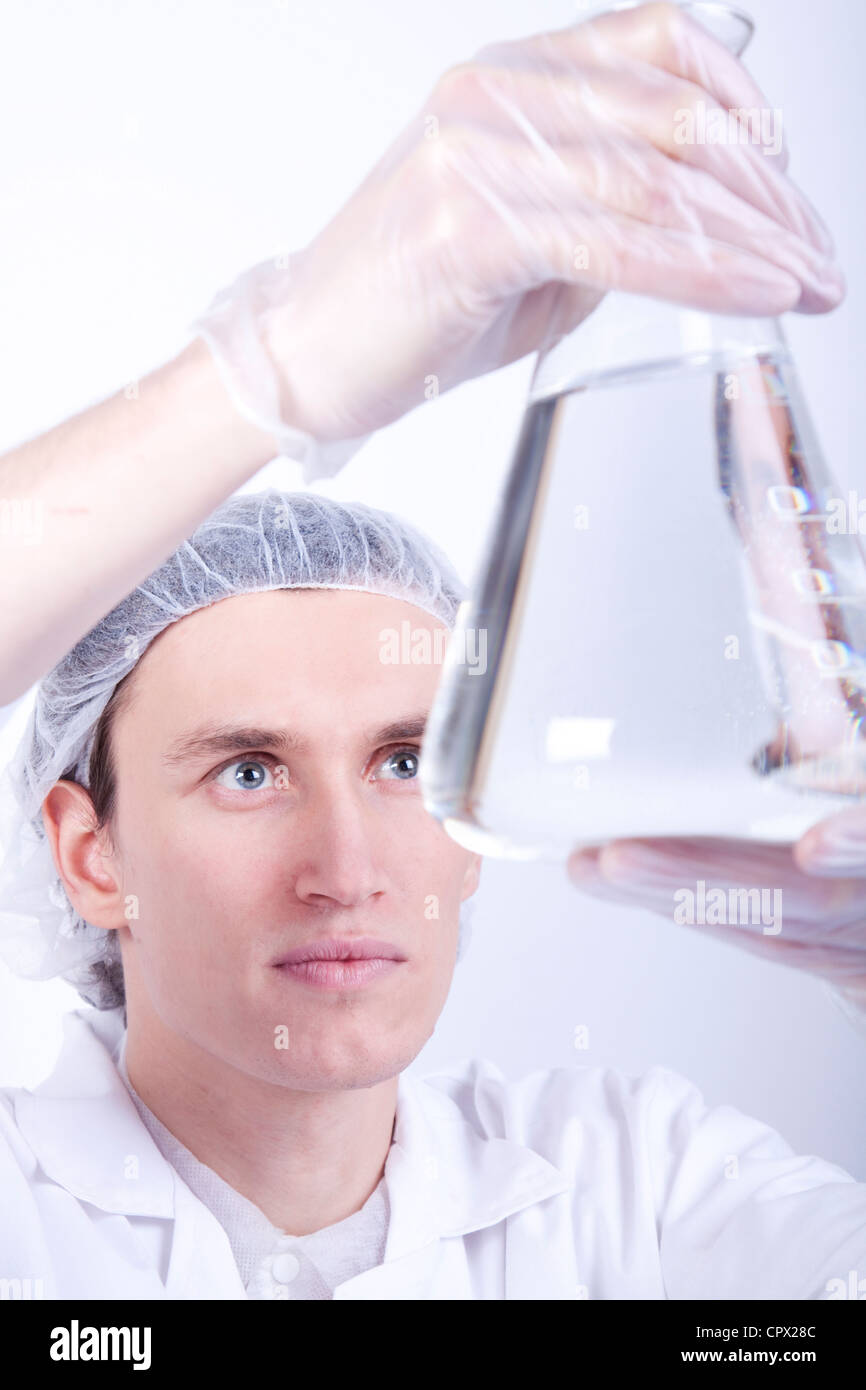 Scientist in laboratory Stock Photo - Alamy