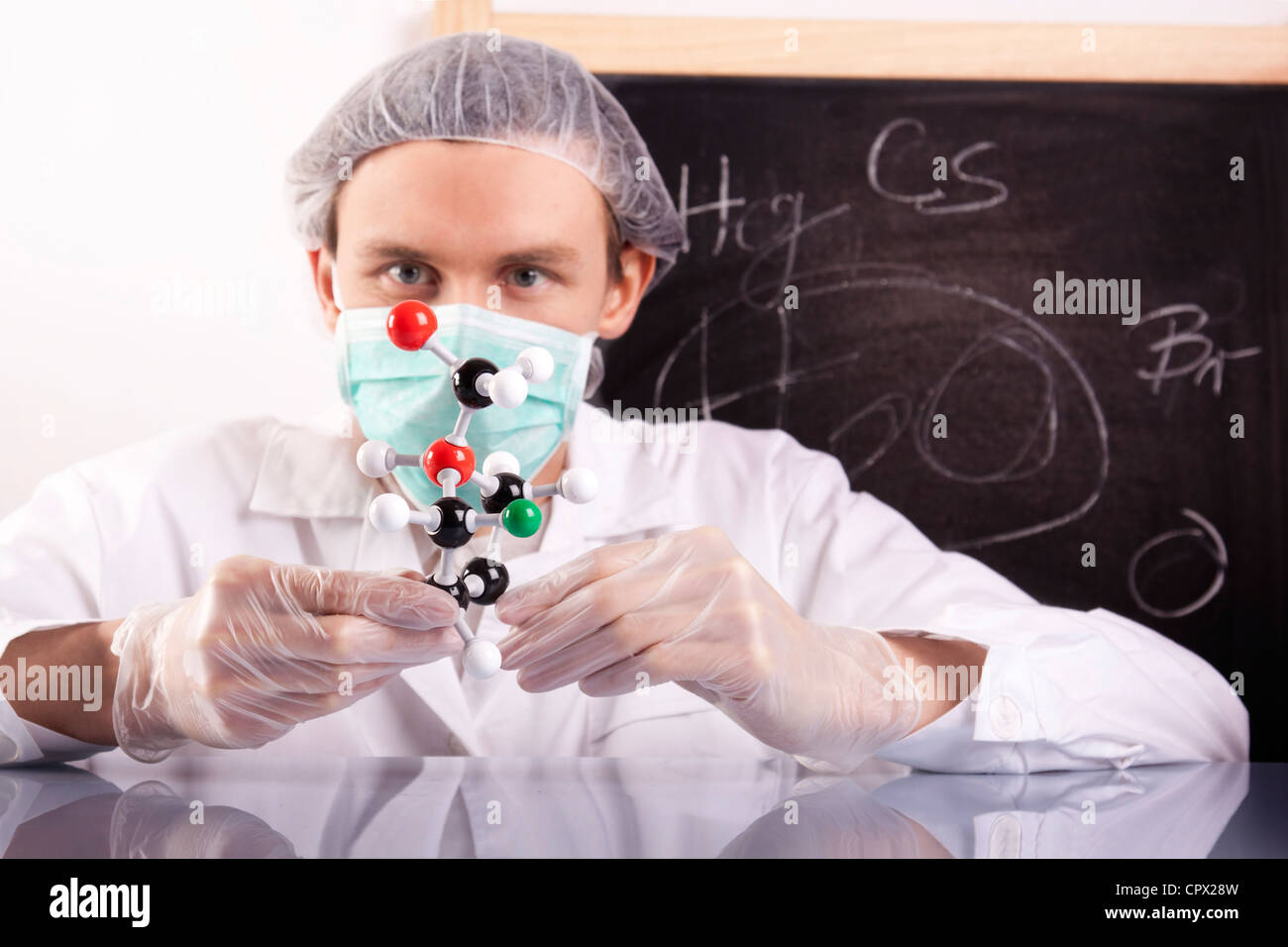 Scientist in laboratory Stock Photo - Alamy
