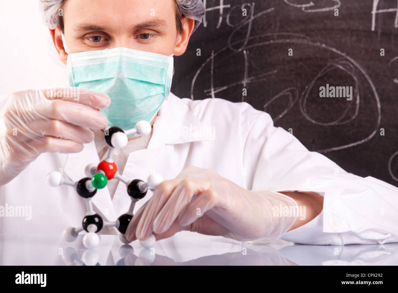 Scientist in laboratory Stock Photo - Alamy