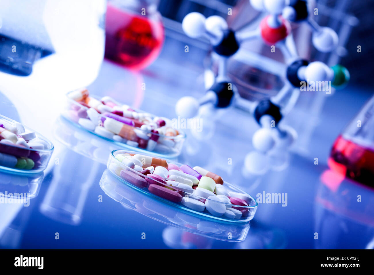 Science Laboratory Glassware High Resolution Stock Photography and ...
