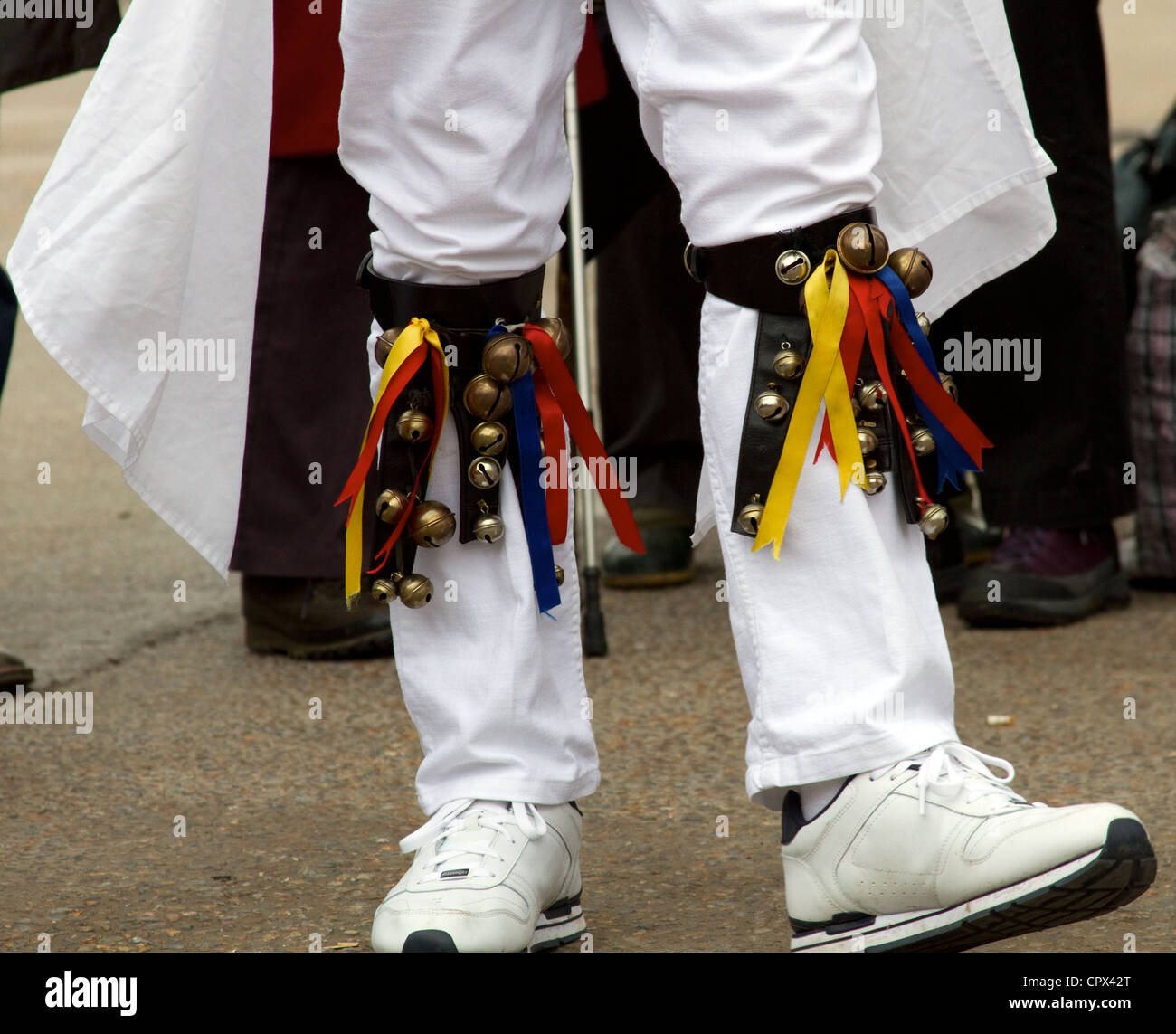 Morris dancer at Hastings Jack in the Green Stock Photo - Alamy