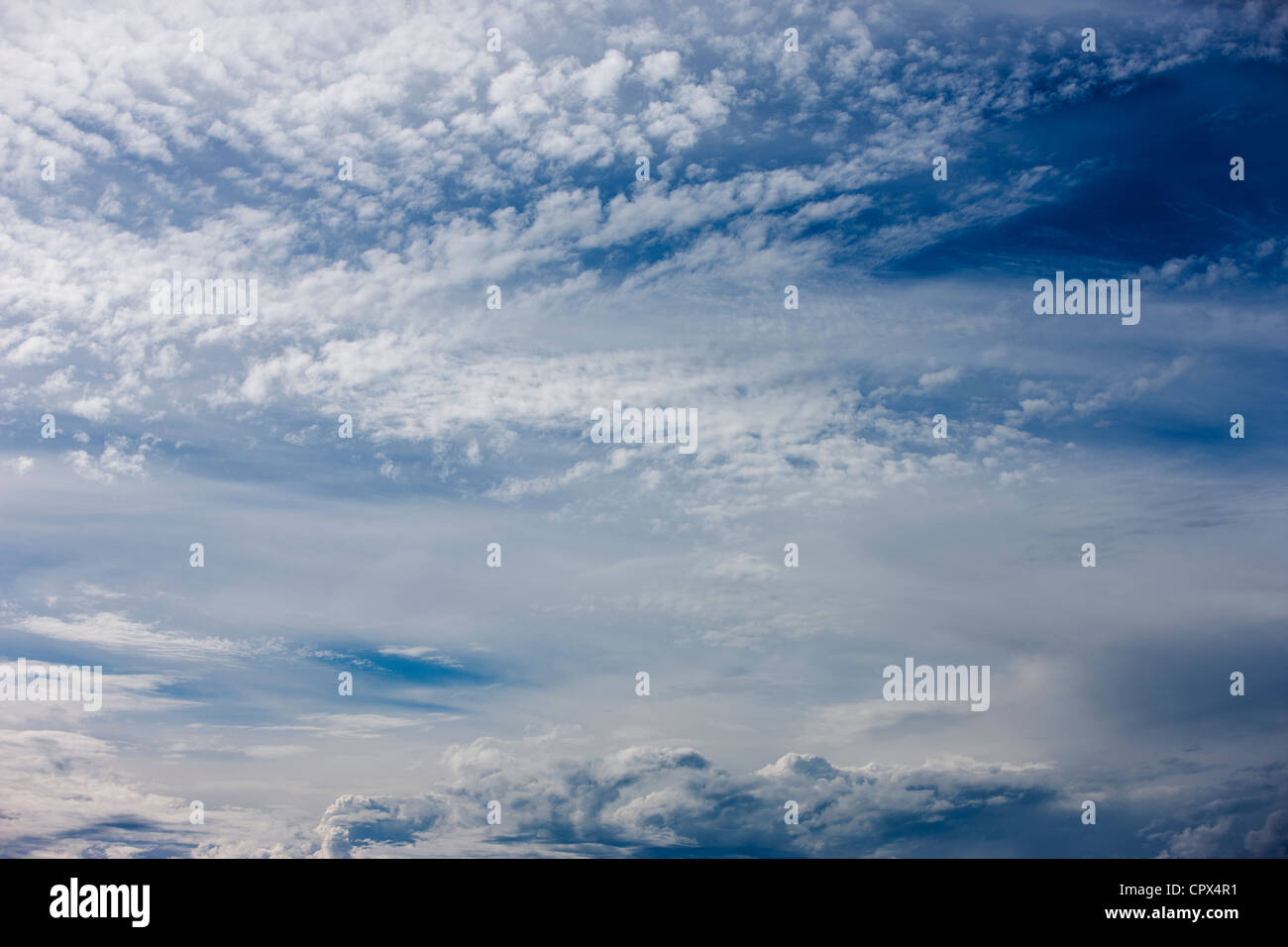 Sky in blue clouds hi-res stock photography and images - Alamy