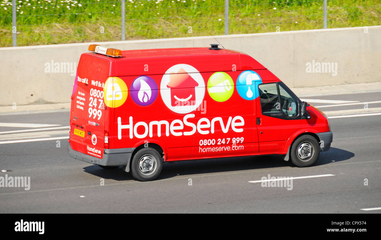 Homeserve van hi-res stock photography and images - Alamy